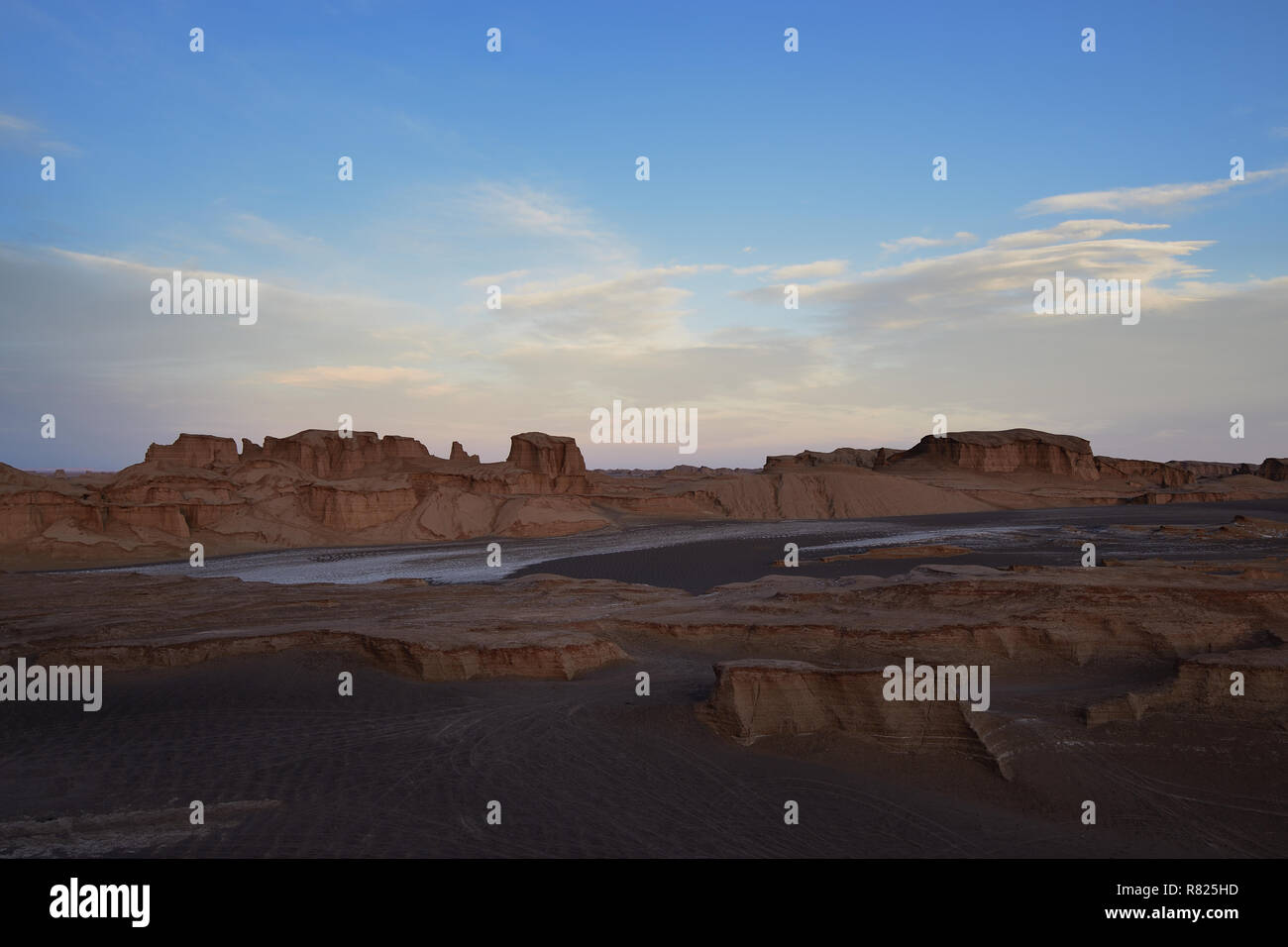 Iran, Wonderful rock formations created by the nature on the Lut Desert ...