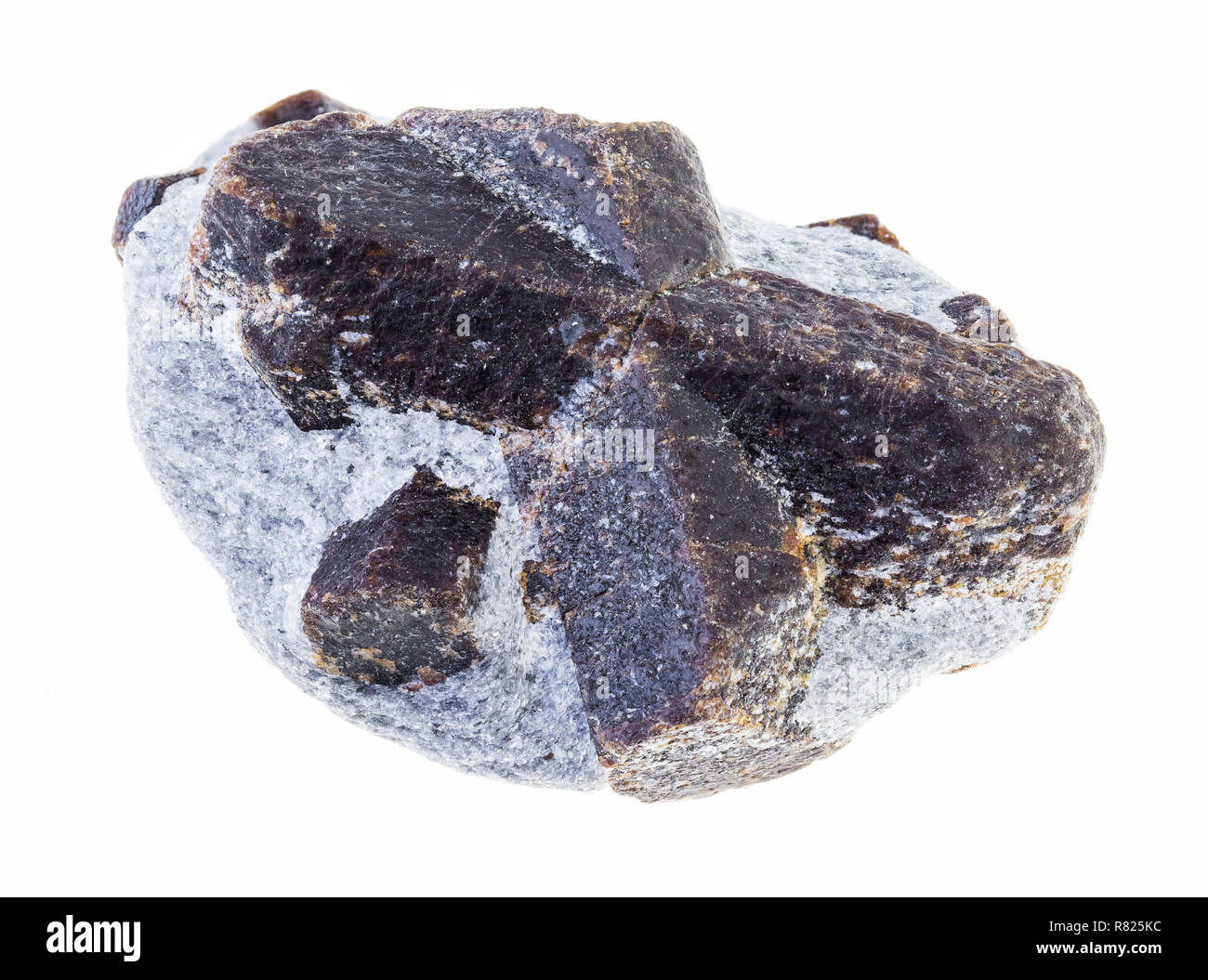 macro photography of natural mineral from geological collection - rough ...