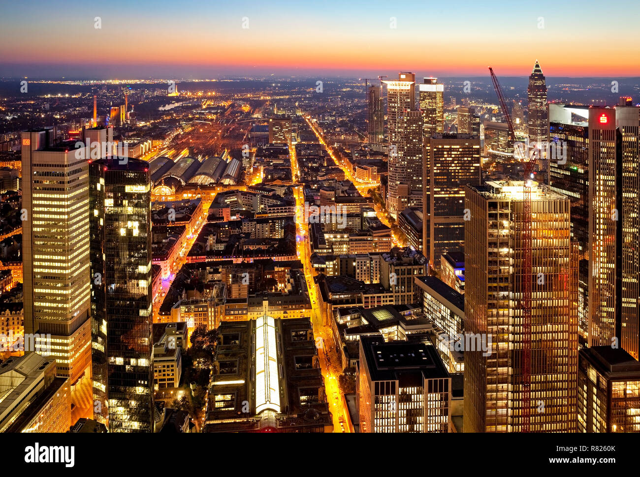 Frankfurt tower view hi-res stock photography and images - Alamy