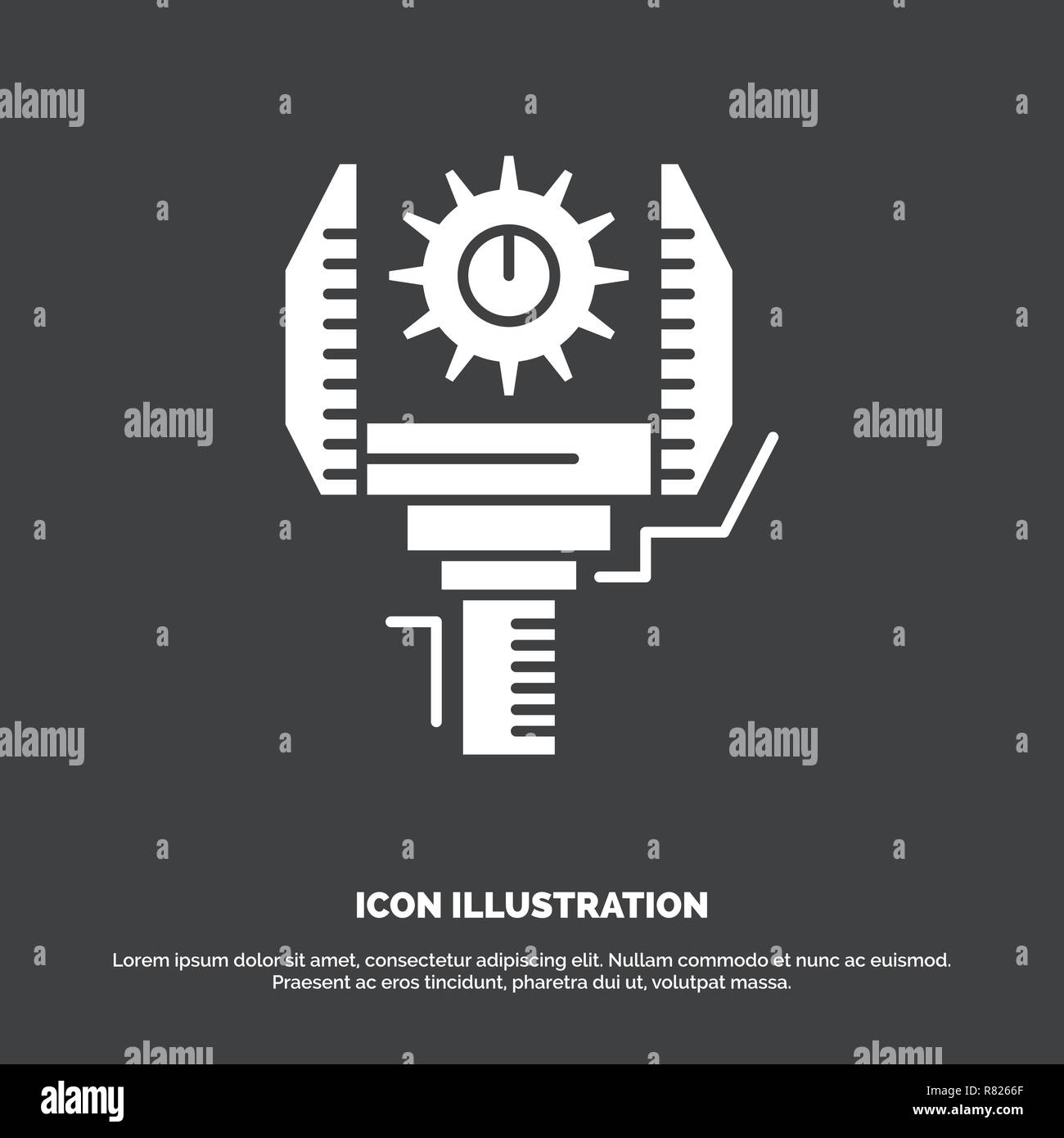 Robotics icon Stock Vector Images - Alamy