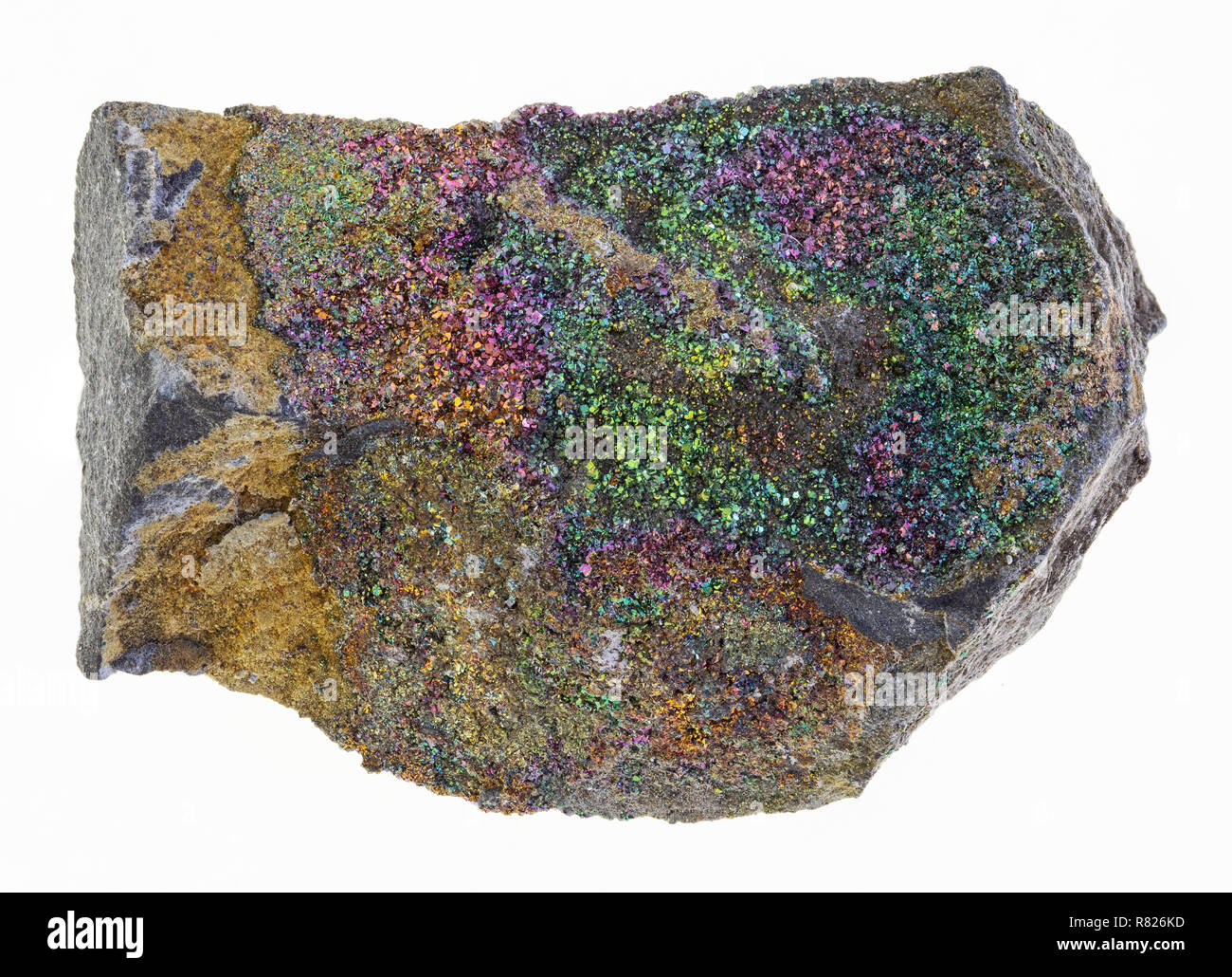 macro photography of natural mineral from geological collection - rough ...