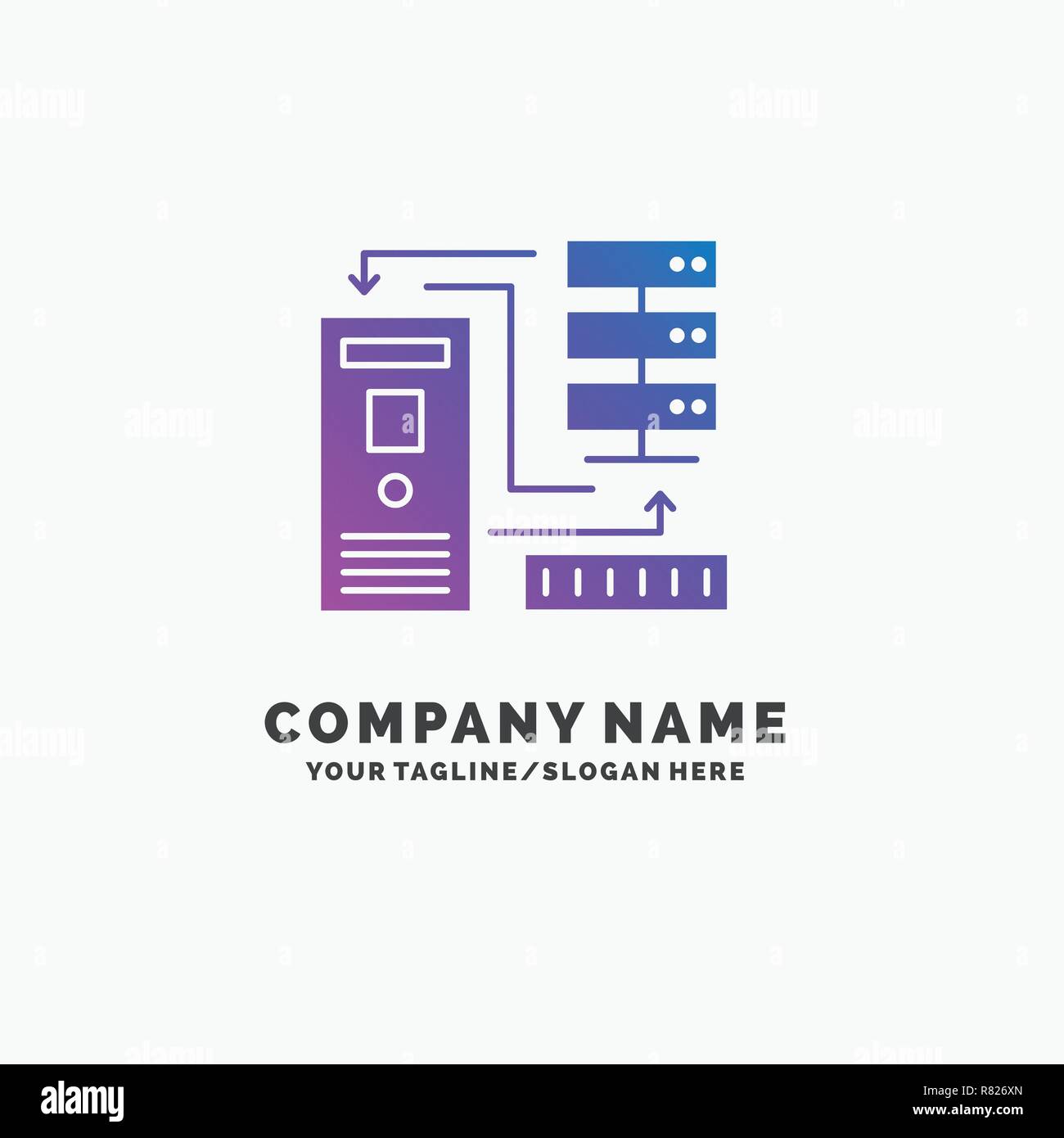 Combination, data, database, electronic, information Purple Business ...