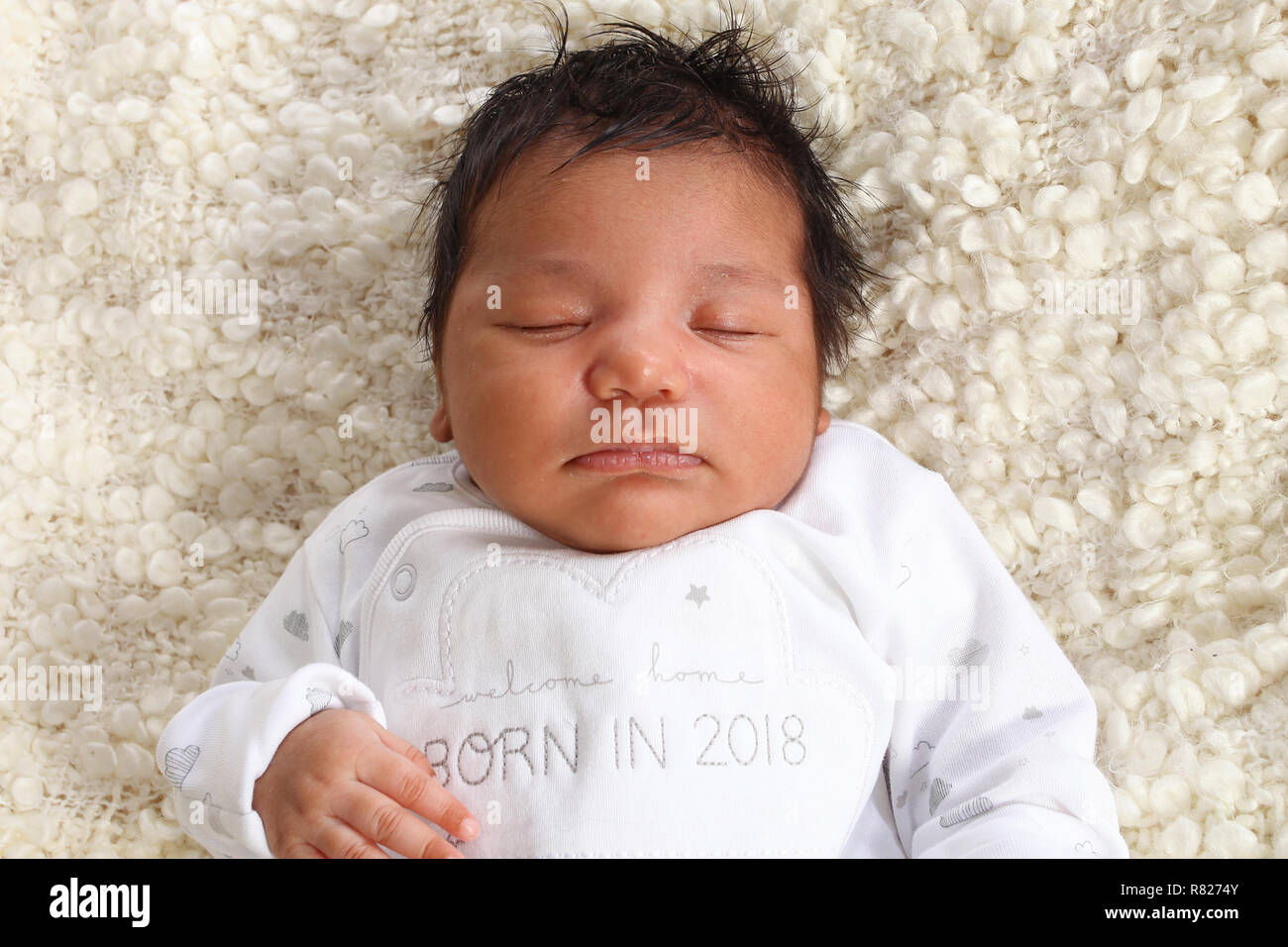 Mixed Race New Born Baby Boy High Resolution Stock Photography and ...