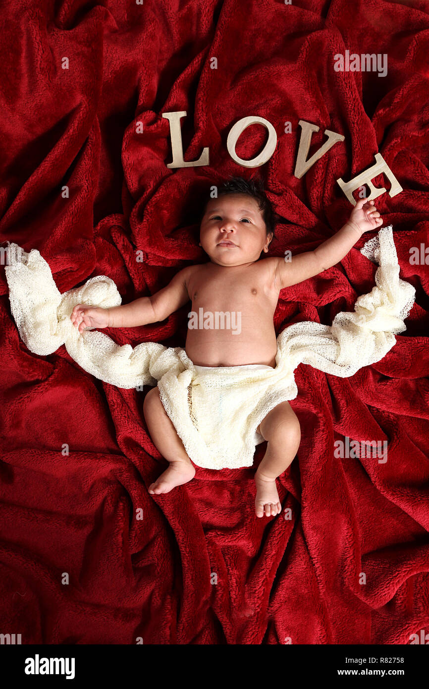 Mixed race new born baby boy hi-res stock photography and images - Alamy