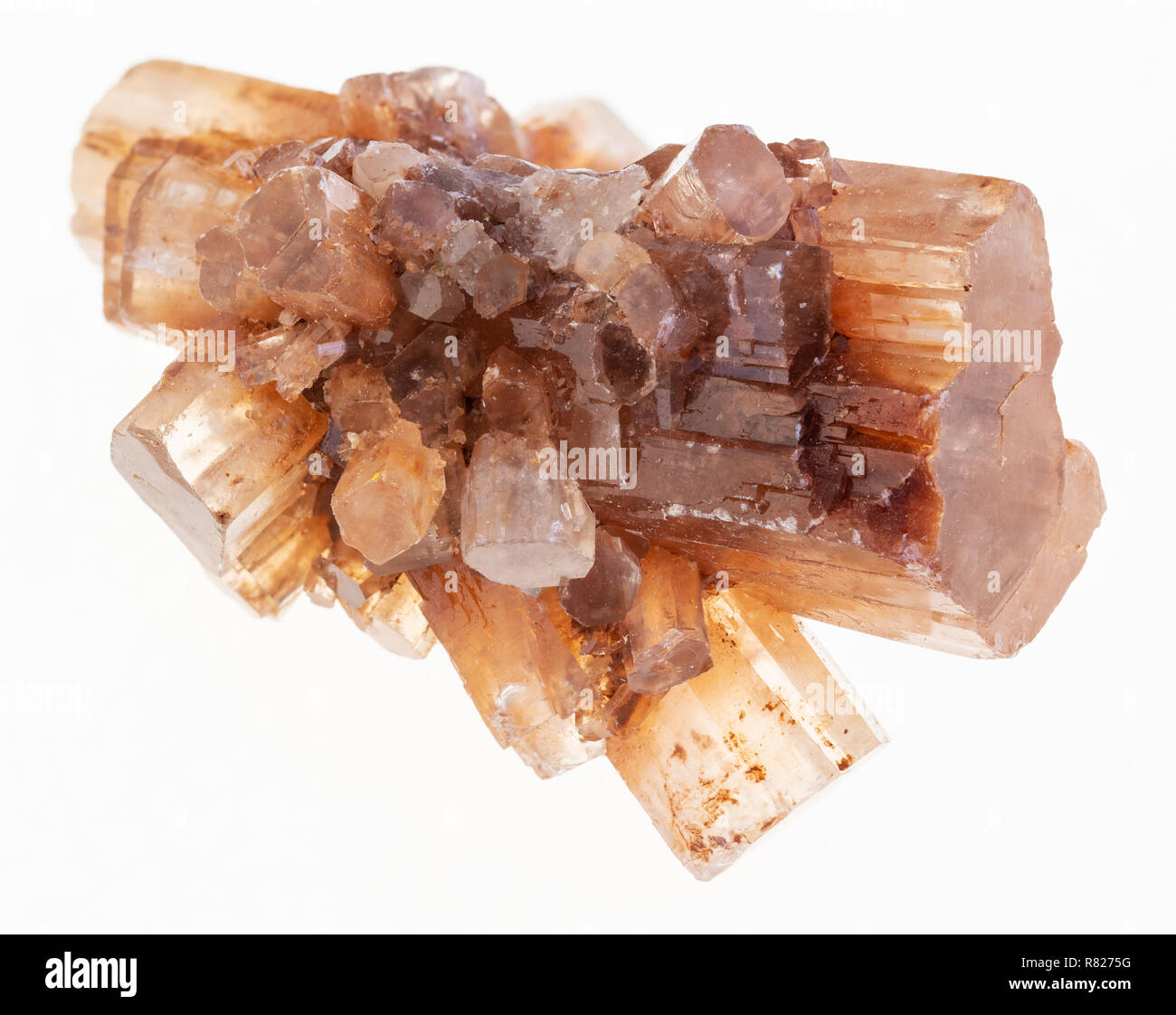 macro photography of natural mineral from geological collection - rough ...