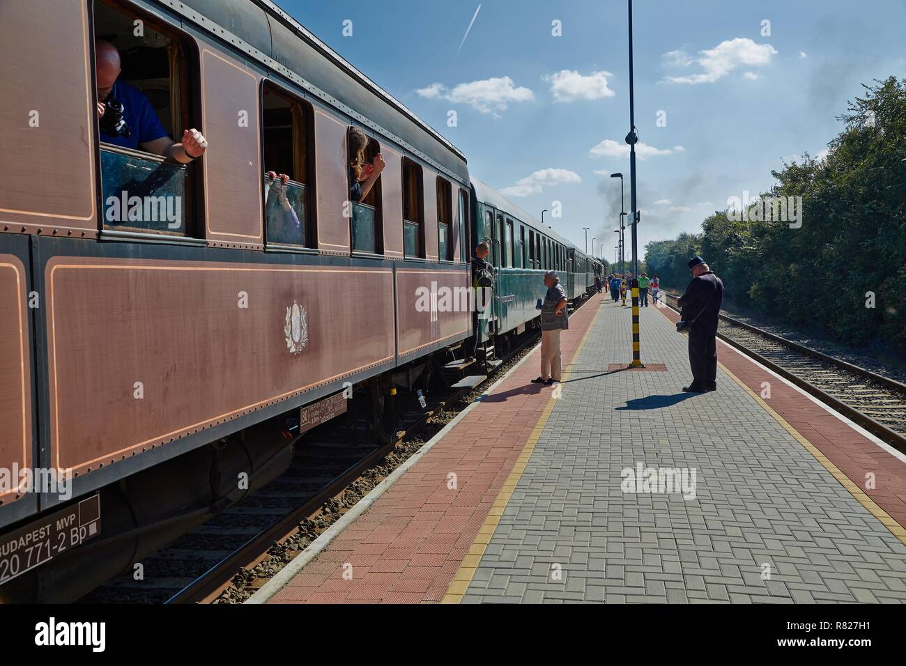 Large crowd event train hi-res stock photography and images - Alamy