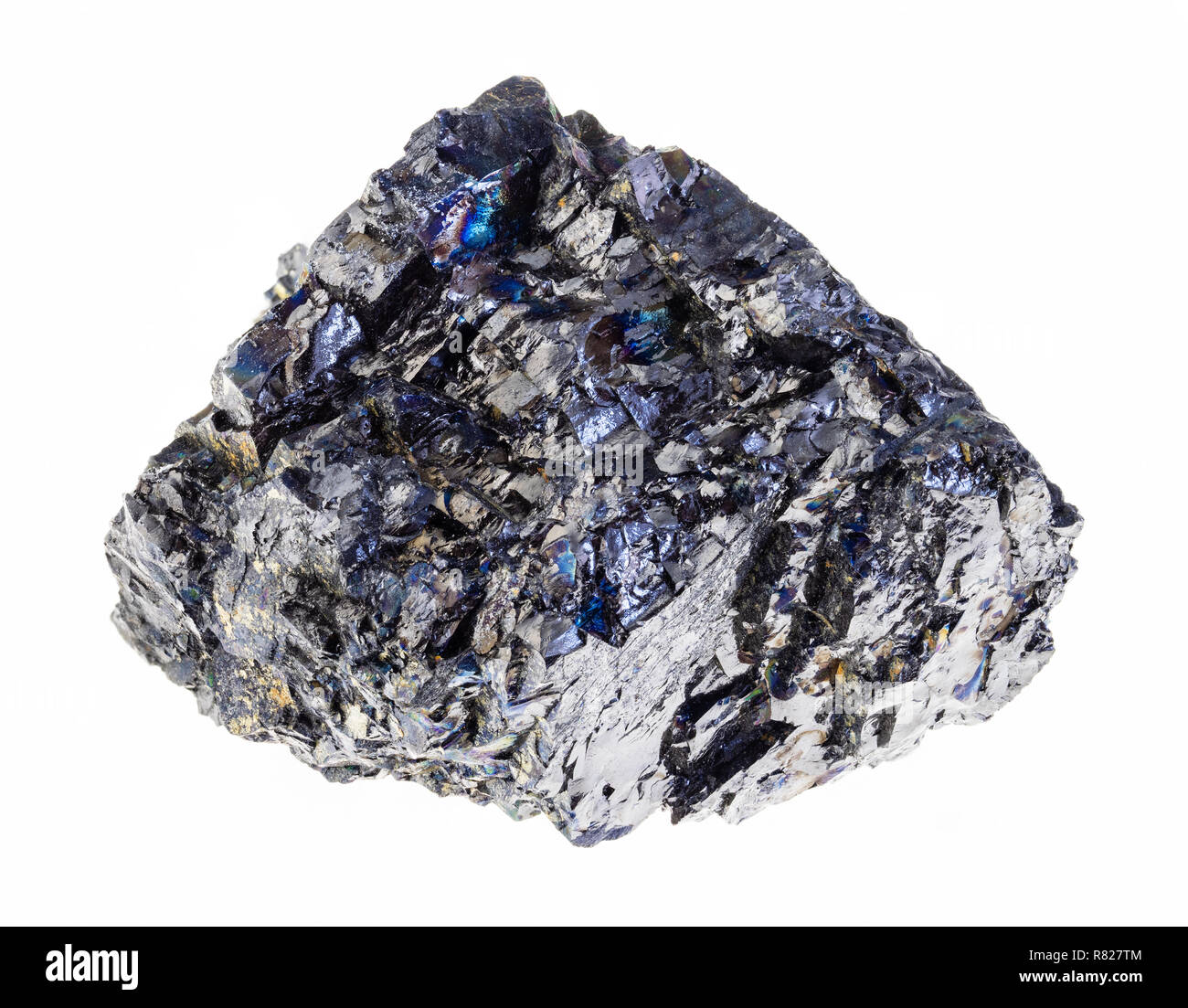 macro photography of natural mineral from geological collection - rough ...
