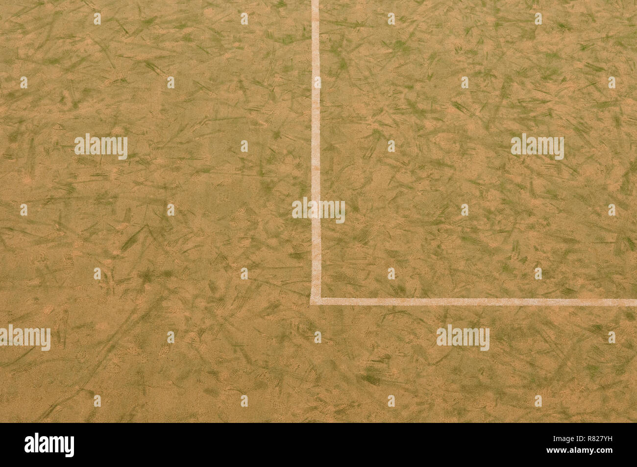 Football pitch line markings hi-res stock photography and images - Alamy