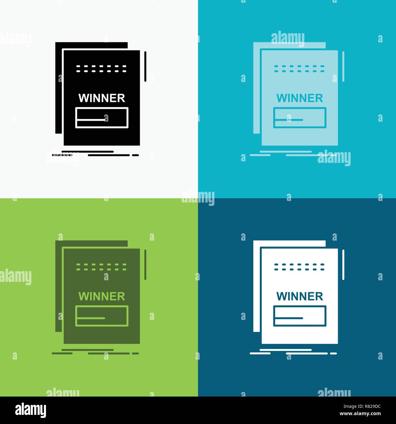 fraud, link, maleficient, malicious, script Icon Over Various Background. glyph style design ...