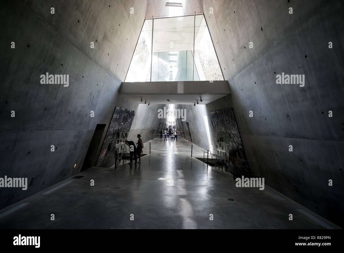 Visitors in Yad Vashem - Israeli national memorial of Holocaust and ...