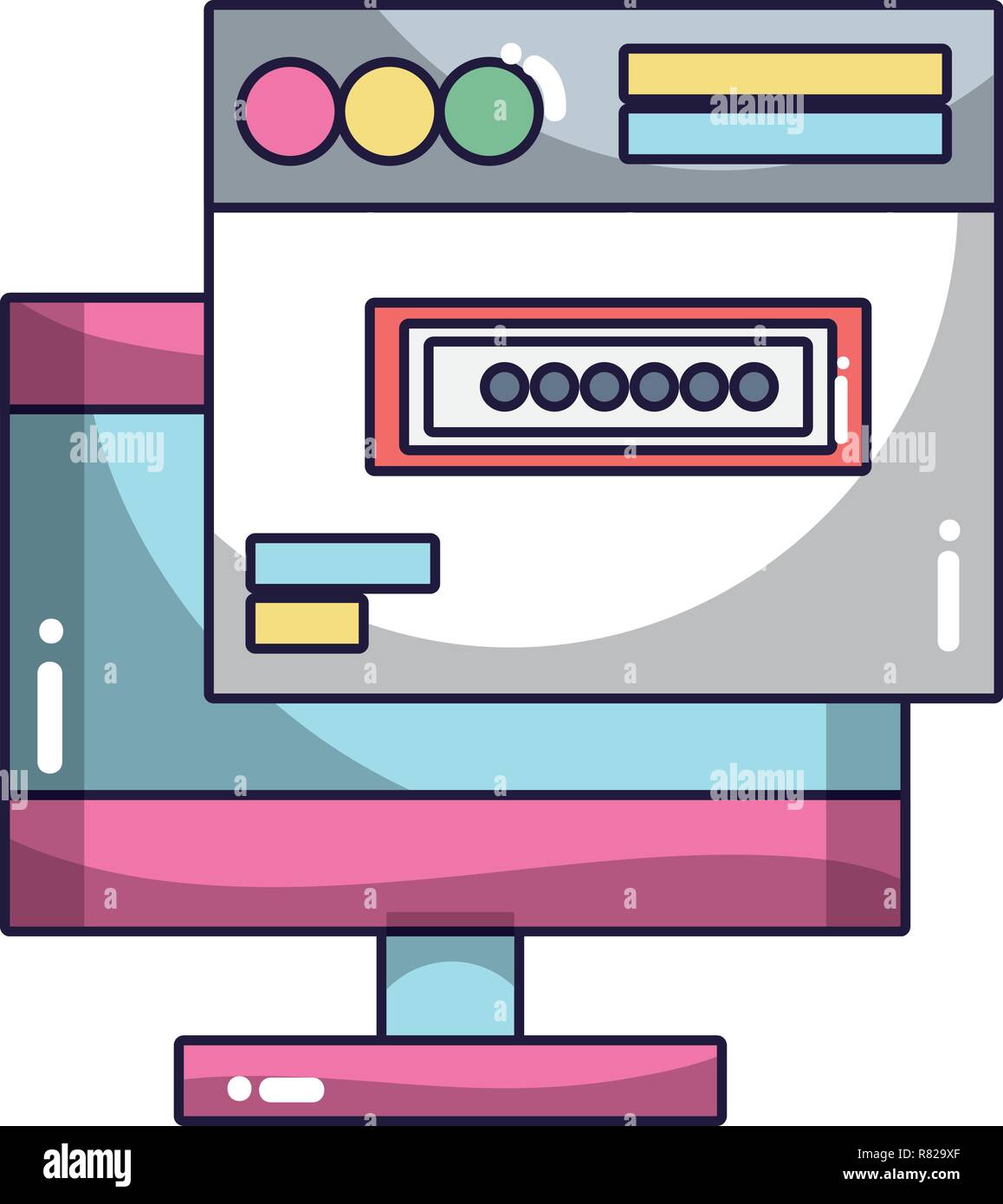 technology computing cartoon Stock Vector Image & Art - Alamy