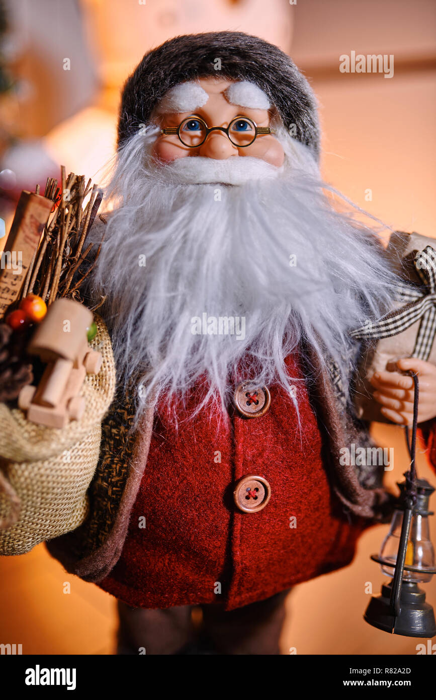 Santa Claus doll Stock Photo - Alamy