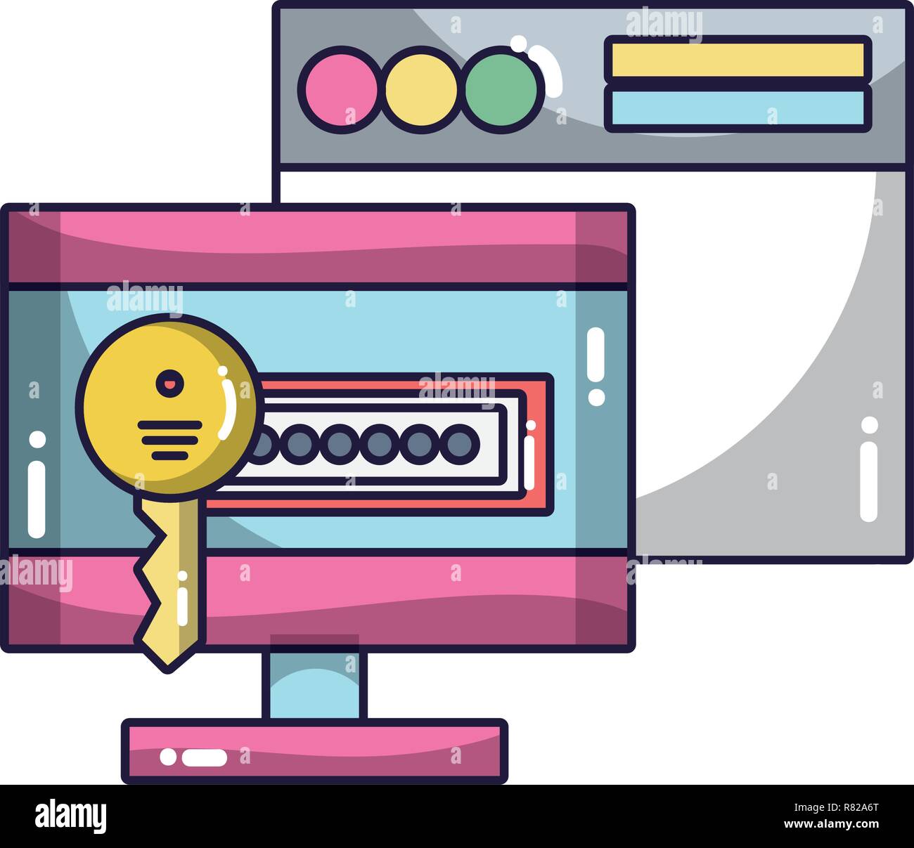 technology computing cartoon Stock Vector Image & Art - Alamy
