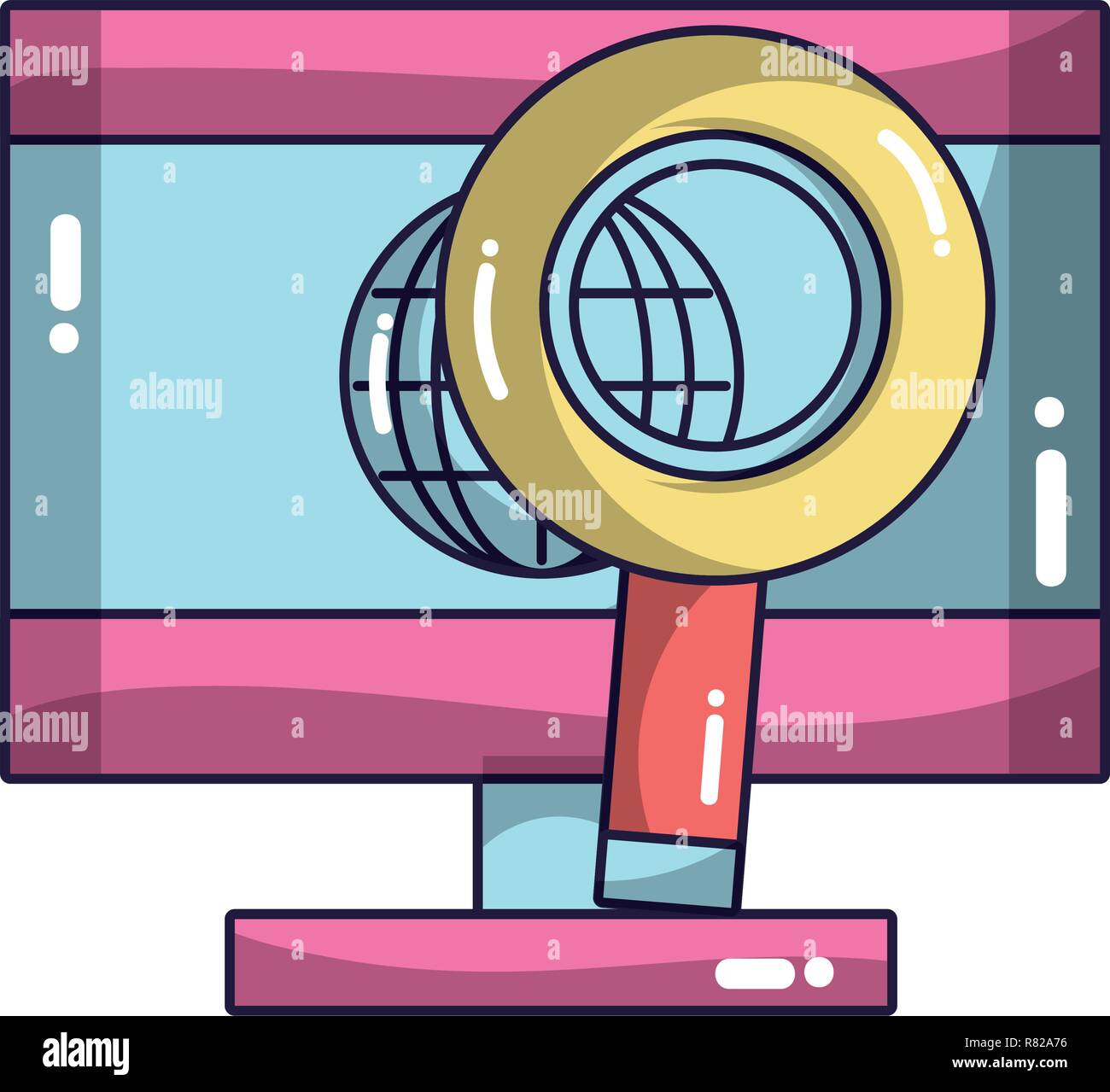 technology computing cartoon Stock Vector Image & Art - Alamy