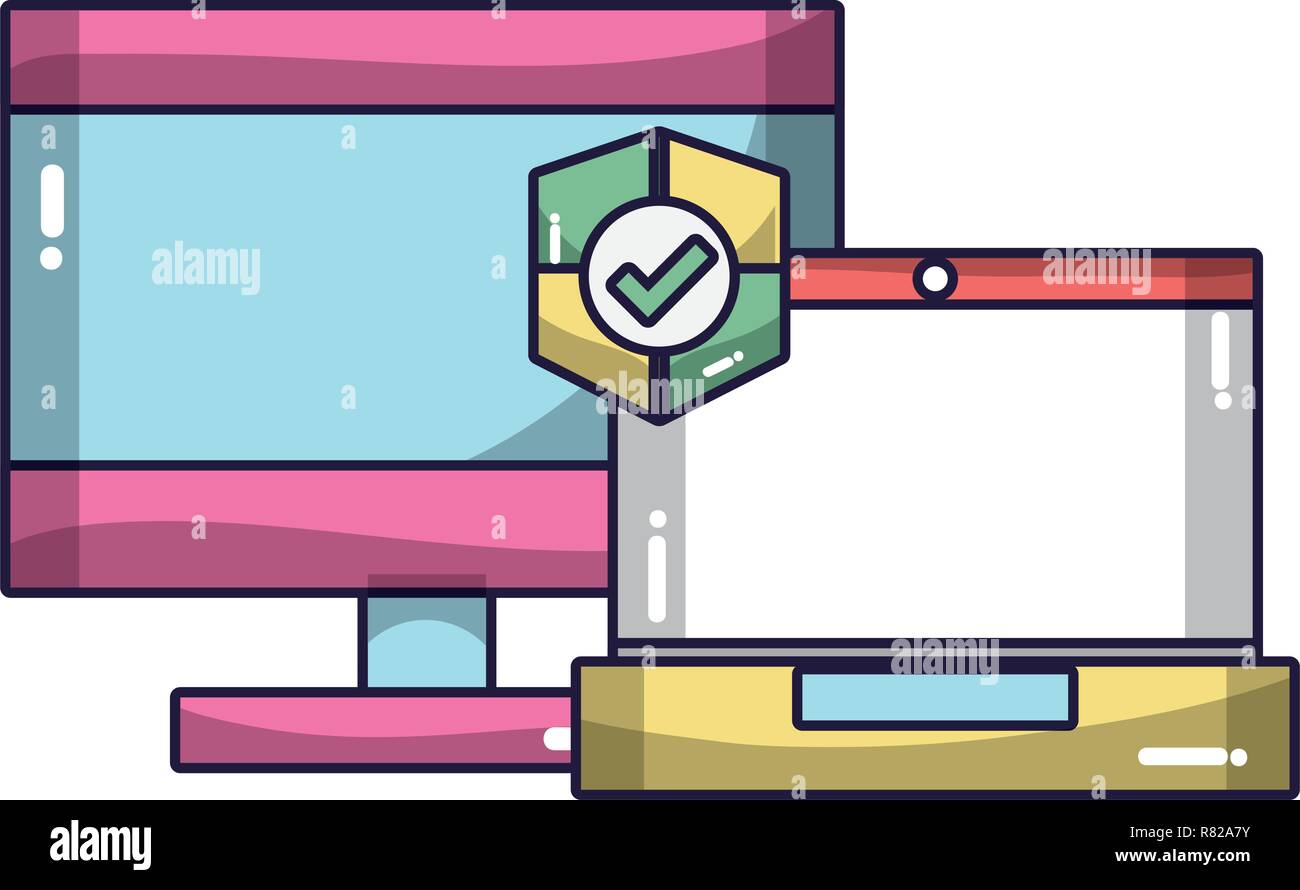 technology computing cartoon Stock Vector Image & Art - Alamy