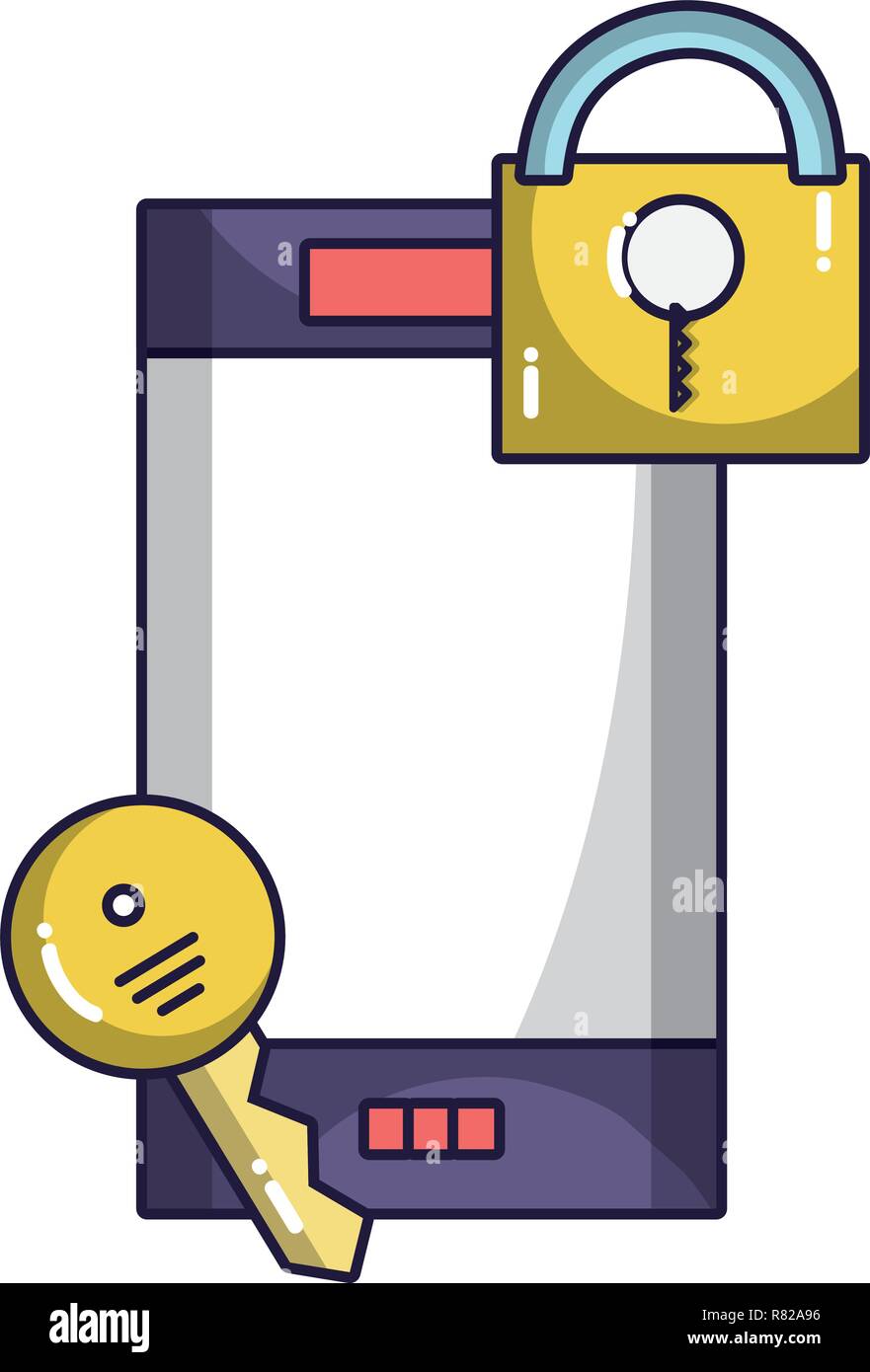 technology smartphone cartoon Stock Vector Image & Art - Alamy