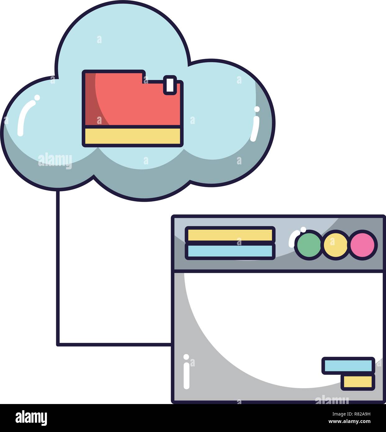 technology computing cartoon Stock Vector Image & Art - Alamy