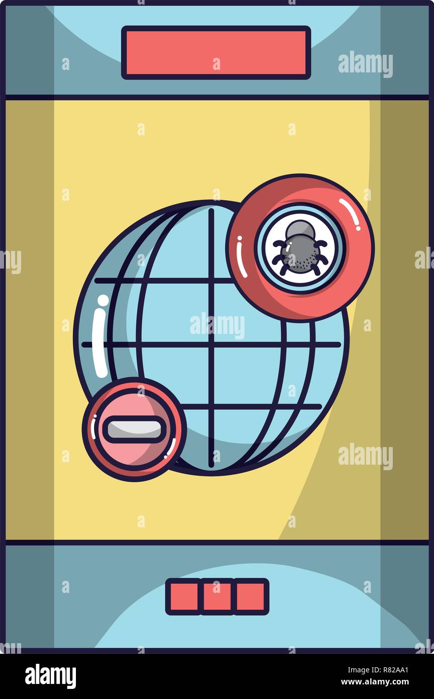 technology smartphone cartoon Stock Vector Image & Art - Alamy