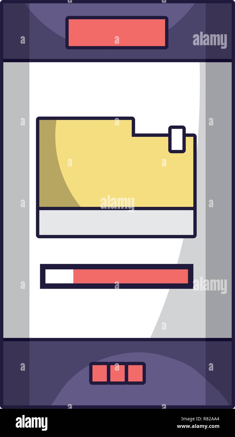 technology smartphone cartoon Stock Vector Image & Art - Alamy