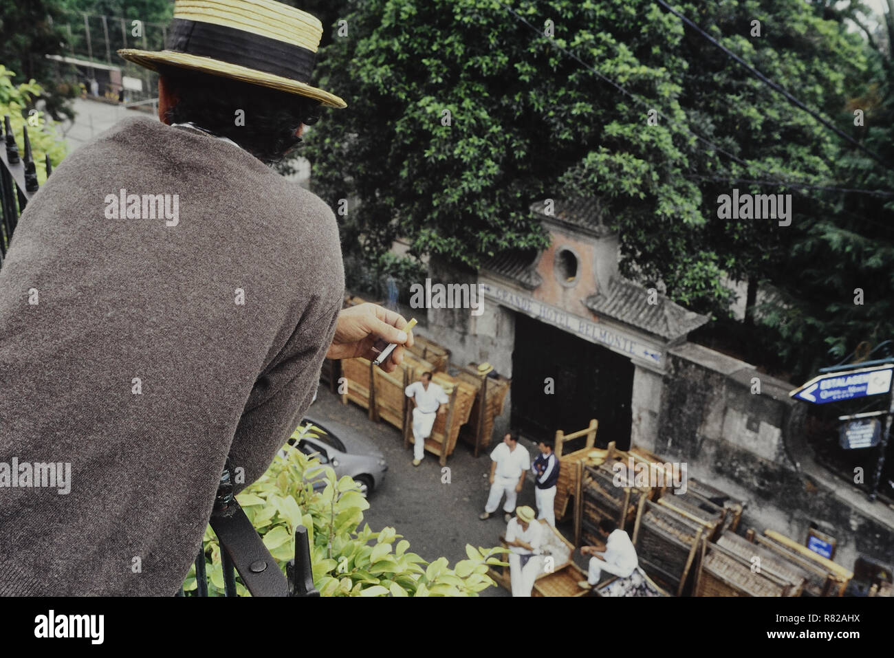 Monte Toboggan Rides, Funchal, Madeira, Portugal Stock Photo - Alamy