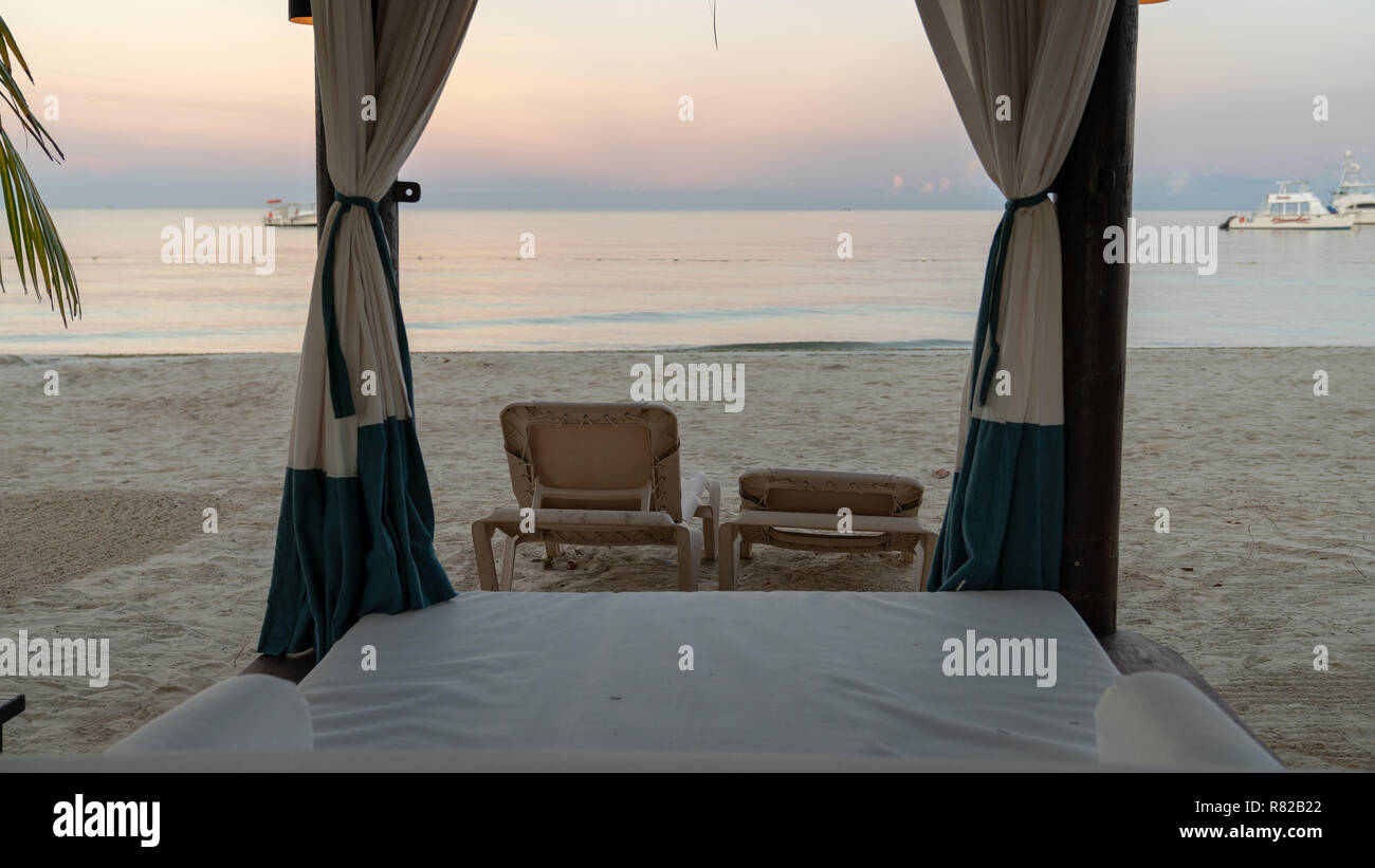 Morning view of the sea from bed Stock Photo - Alamy