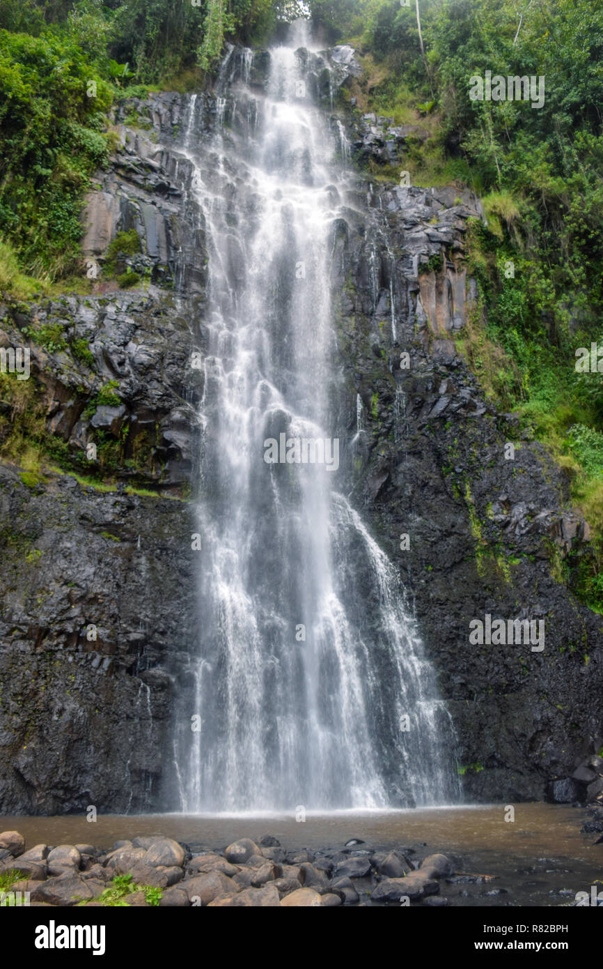 Chania River and Zaina waterfall in Nyeri County, Kenya Stock Photo - Alamy