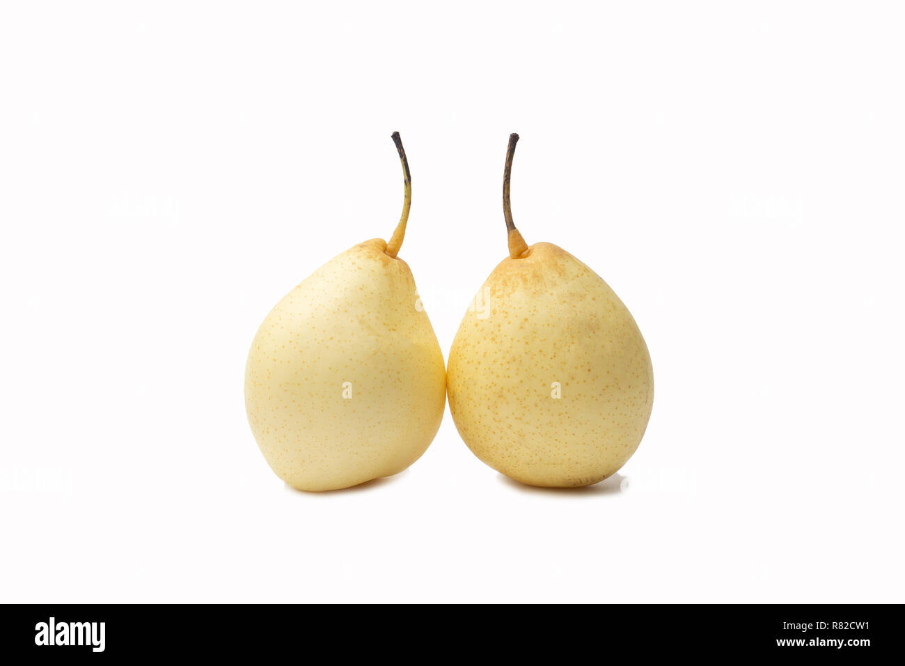 Isolated chinese pear (asian pear, ya pear, korean fruit, nashi) on the ...