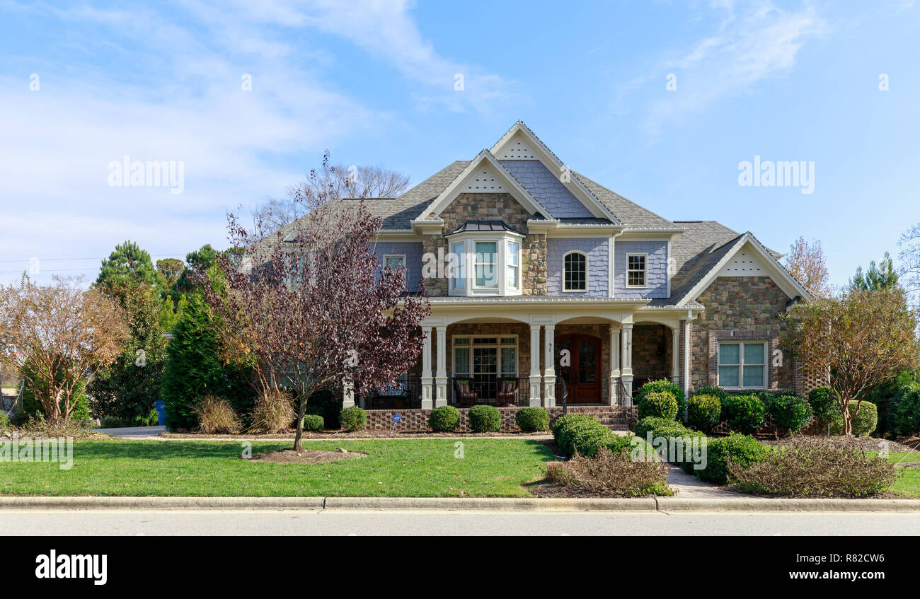Usa neighborhood in spring sunset hi-res stock photography and images ...