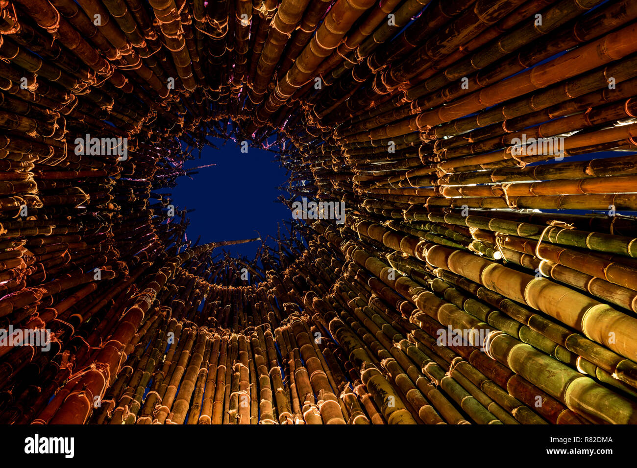 Inside a teepee hi-res stock photography and images - Alamy