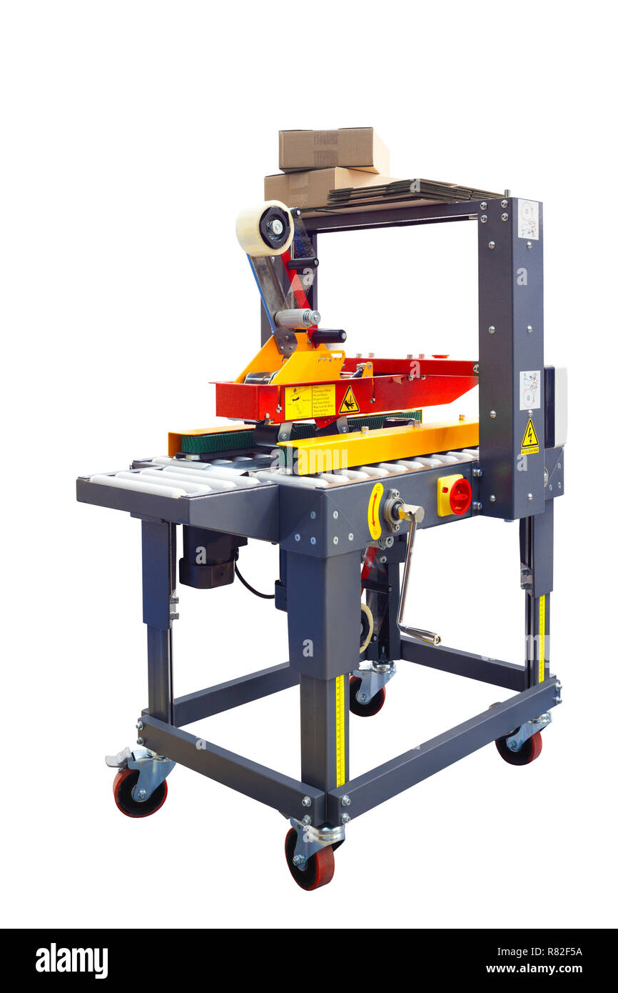 Industrial manufacturing packing system for packing in cardboard boxes ...