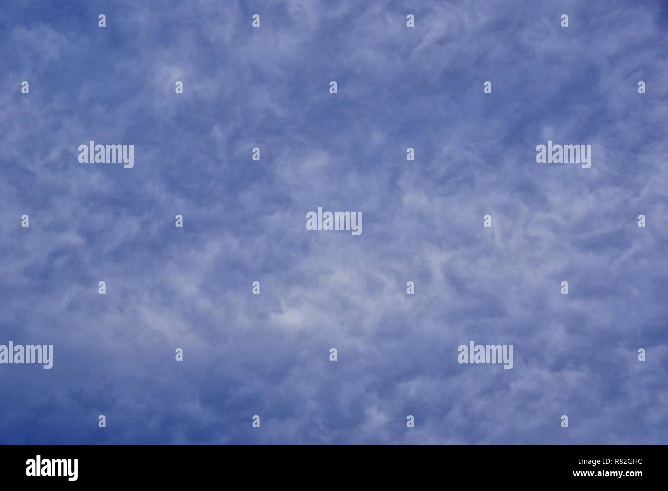 Textured, Lumpy Base of Stratocumulus Cloud, over Aberdeen on an Autumn ...