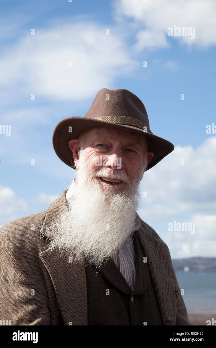 John Muir impersonator, Lee Stetson, actor and Muir historian, at the ...