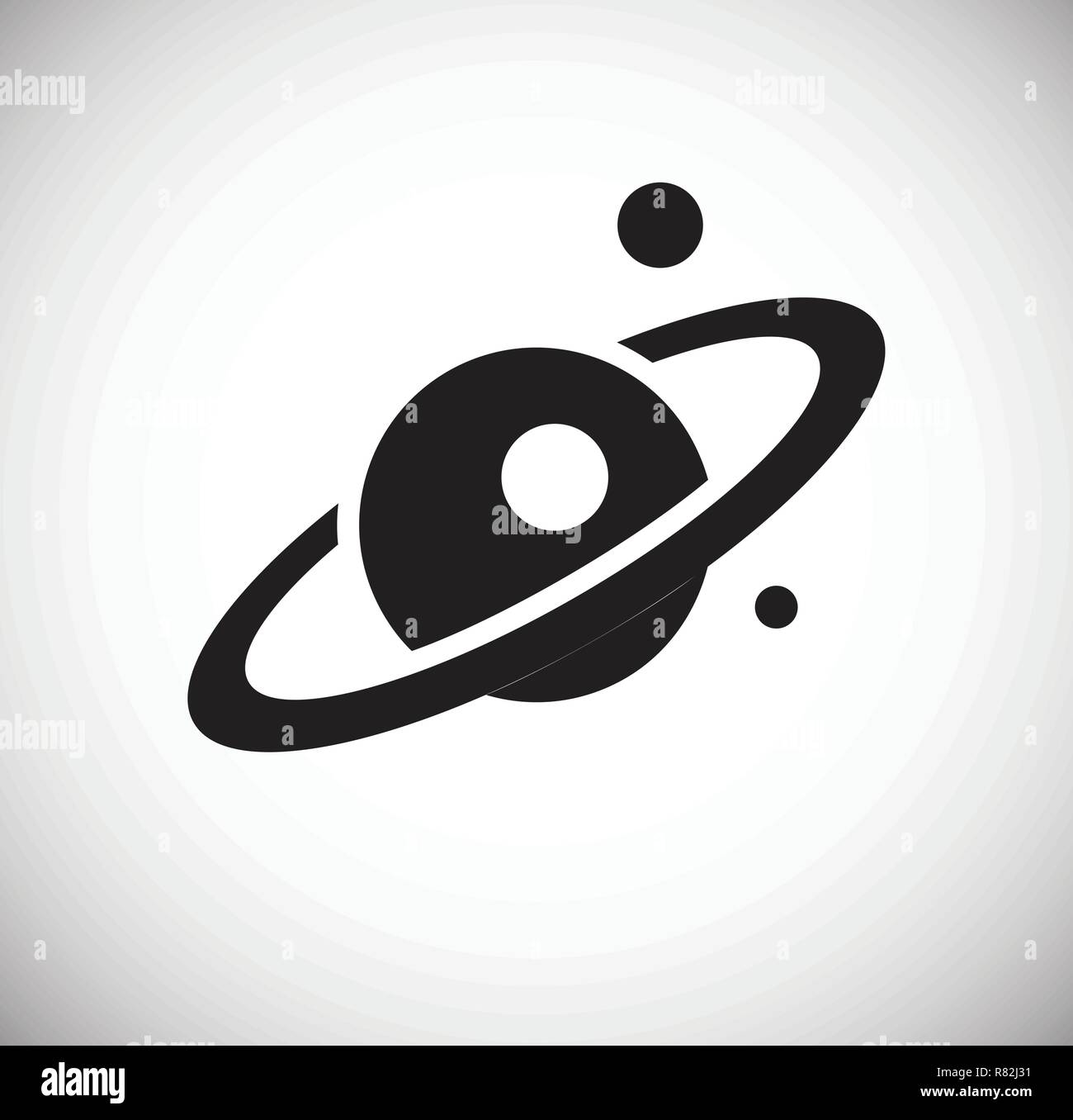 Jupiter planet icon on white background for graphic and web design ...