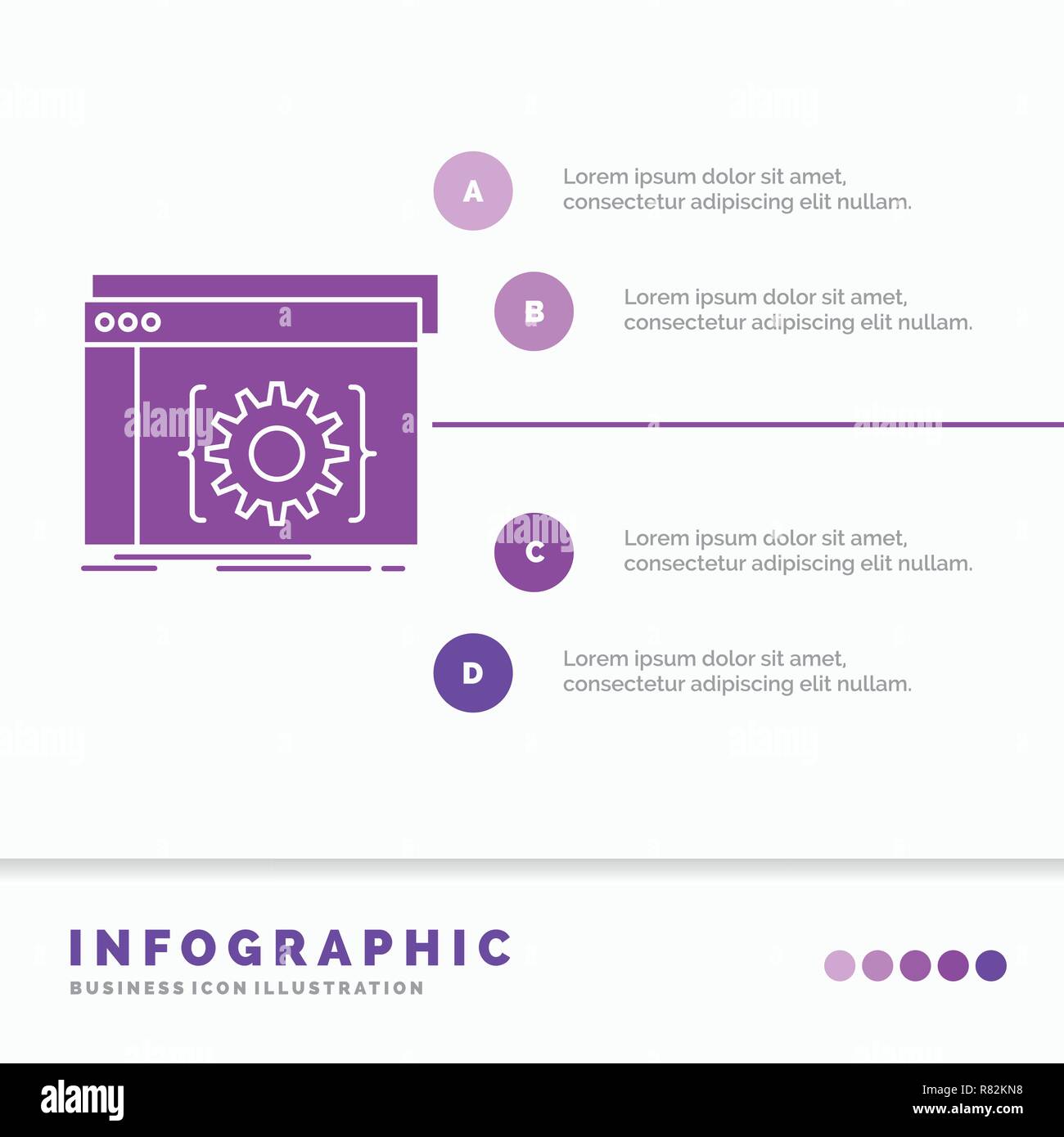 Api App Coding Developer Software Infographics Template For Website And Presentation Glyph