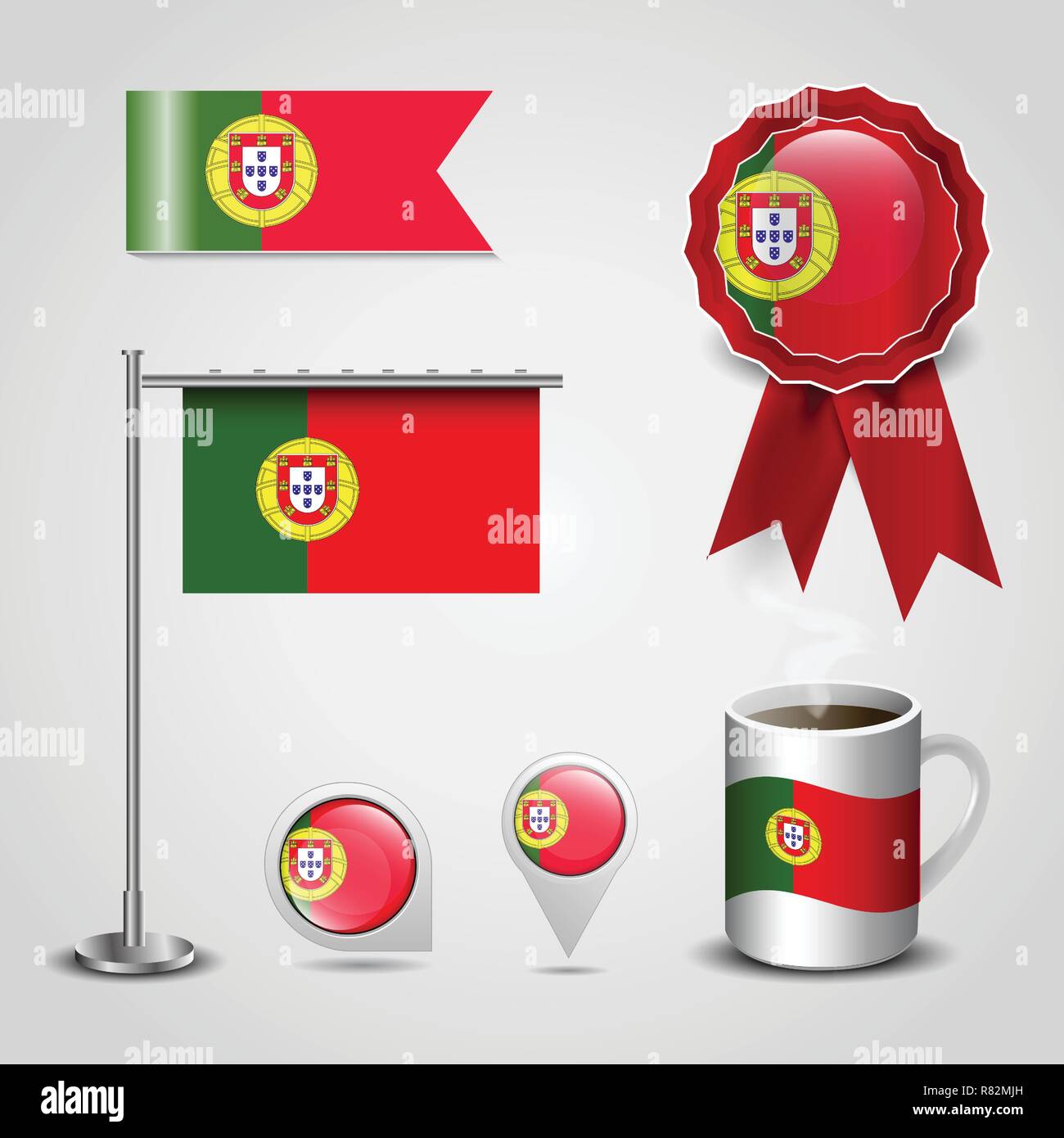 Portugal blank map hi-res stock photography and images - Alamy