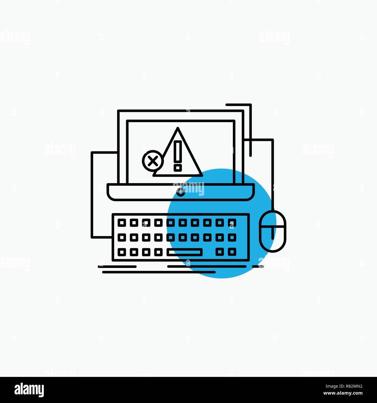 System halted Stock Vector Images - Alamy