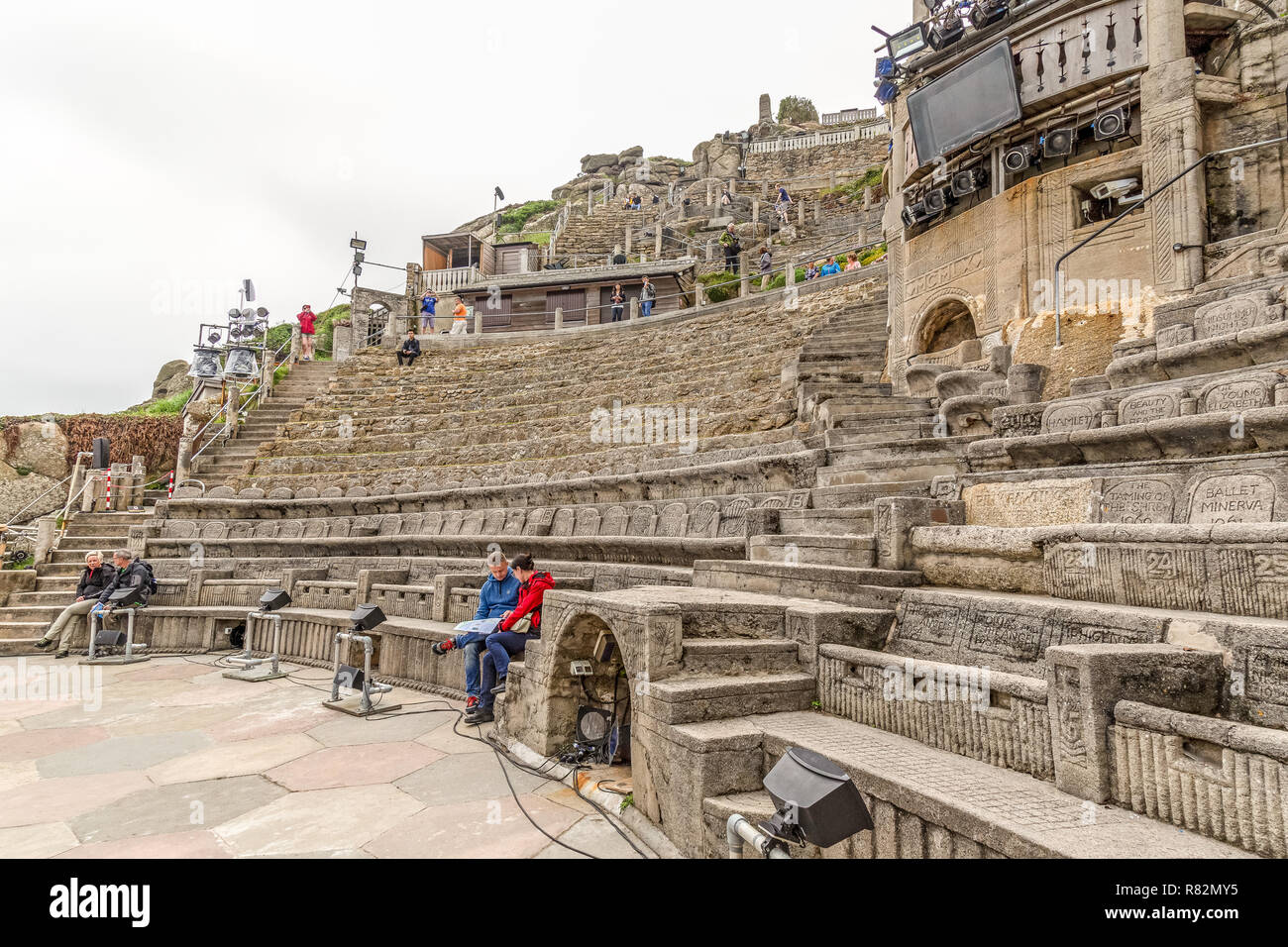 Minack theatre in cornwall built hi-res stock photography and images ...