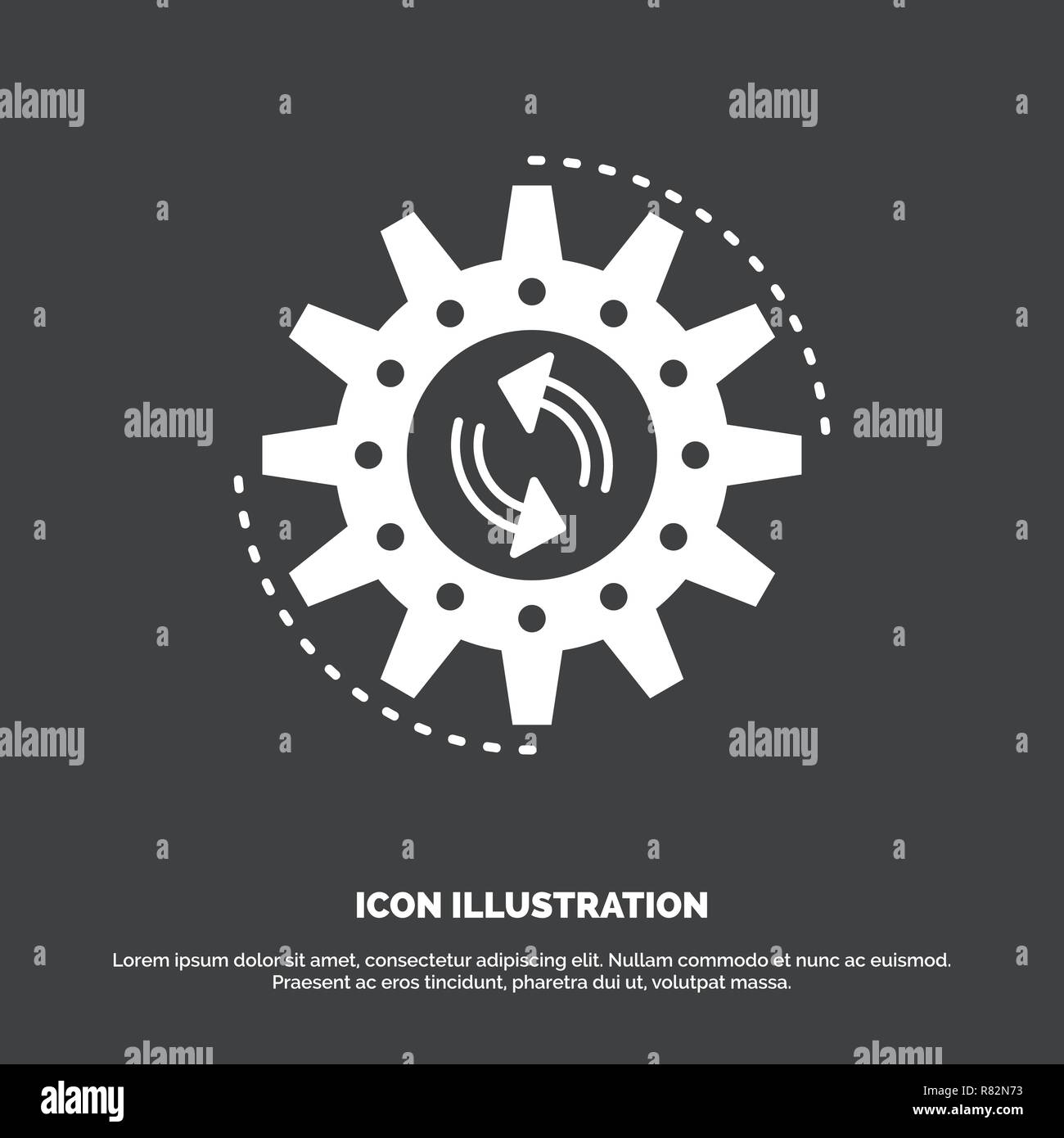 Production efficiency symbol Stock Vector Images - Alamy