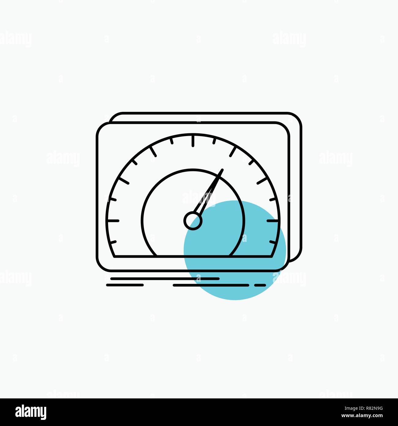 Internet speed measurement Stock Vector Images - Alamy
