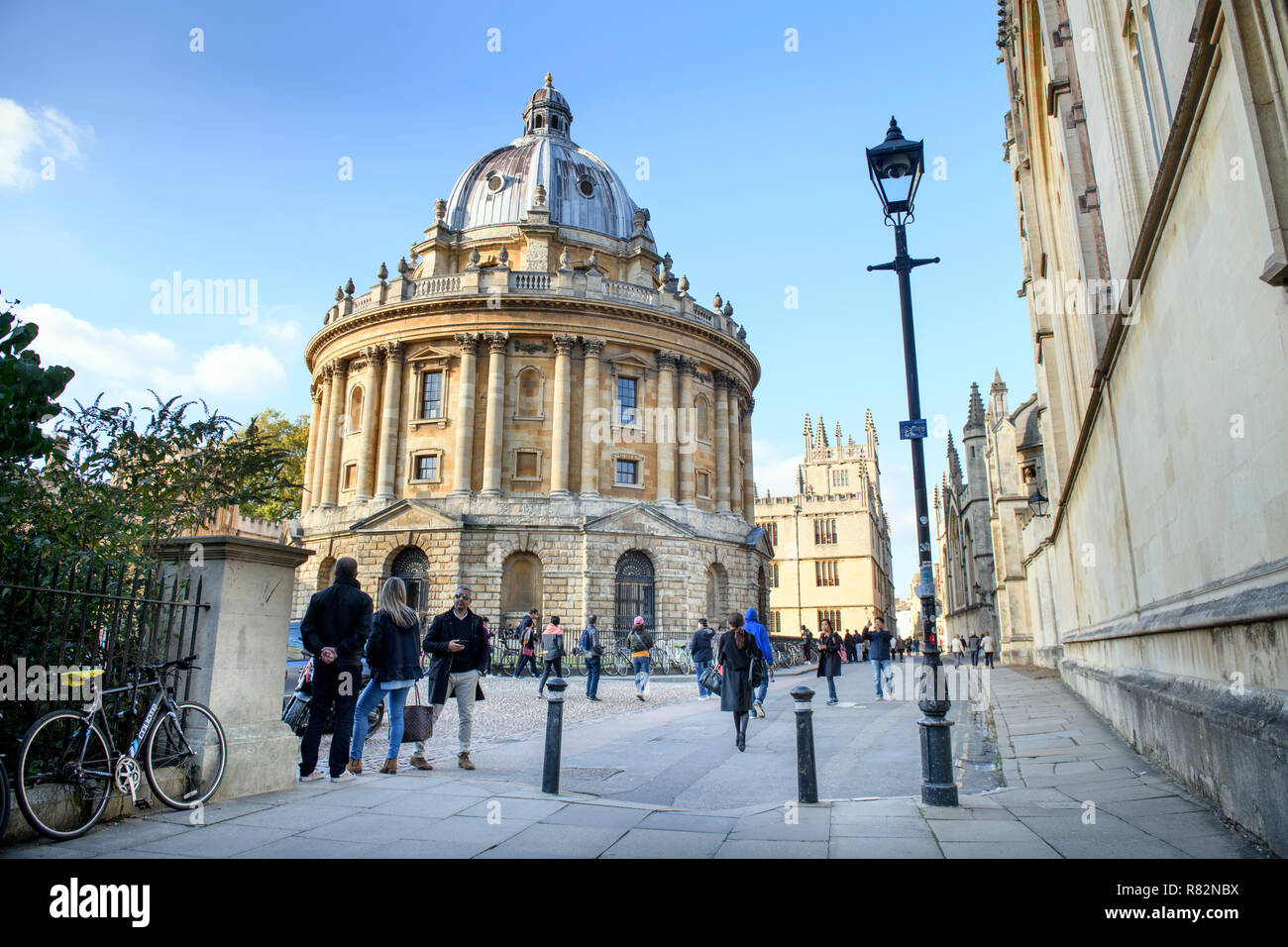 View of the Radcliffe Camera, reading room of the Bodleian Library at ...