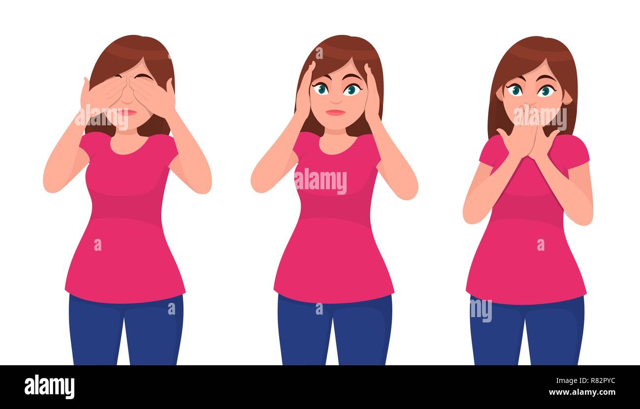 Three Wise Women Cartoon Clipart