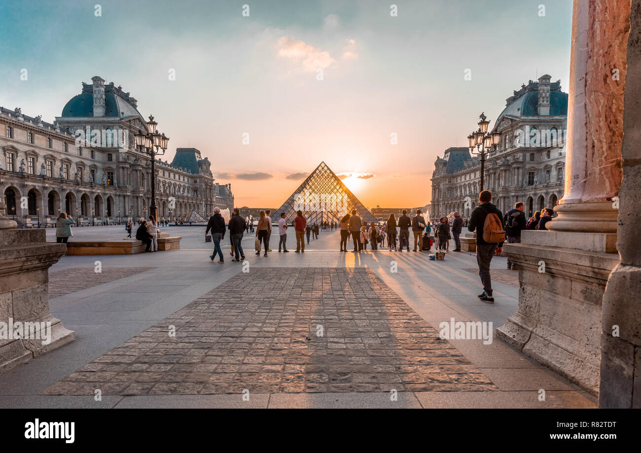 Louvre poster hi-res stock photography and images - Alamy