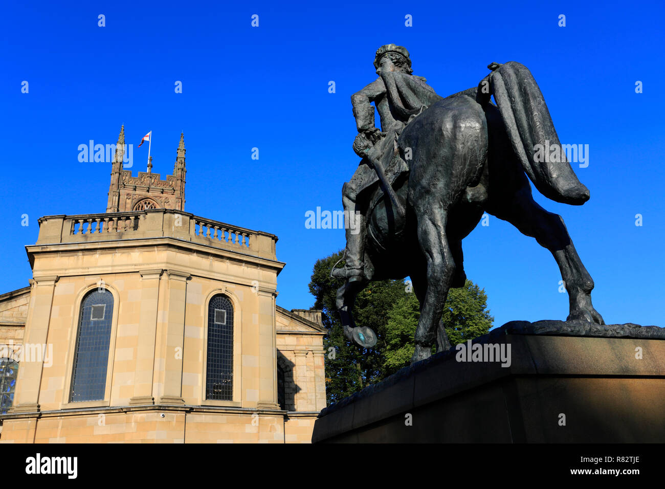 Bonnie Prince Charlie Statue, Derby Cathedral Church of All Saints ...