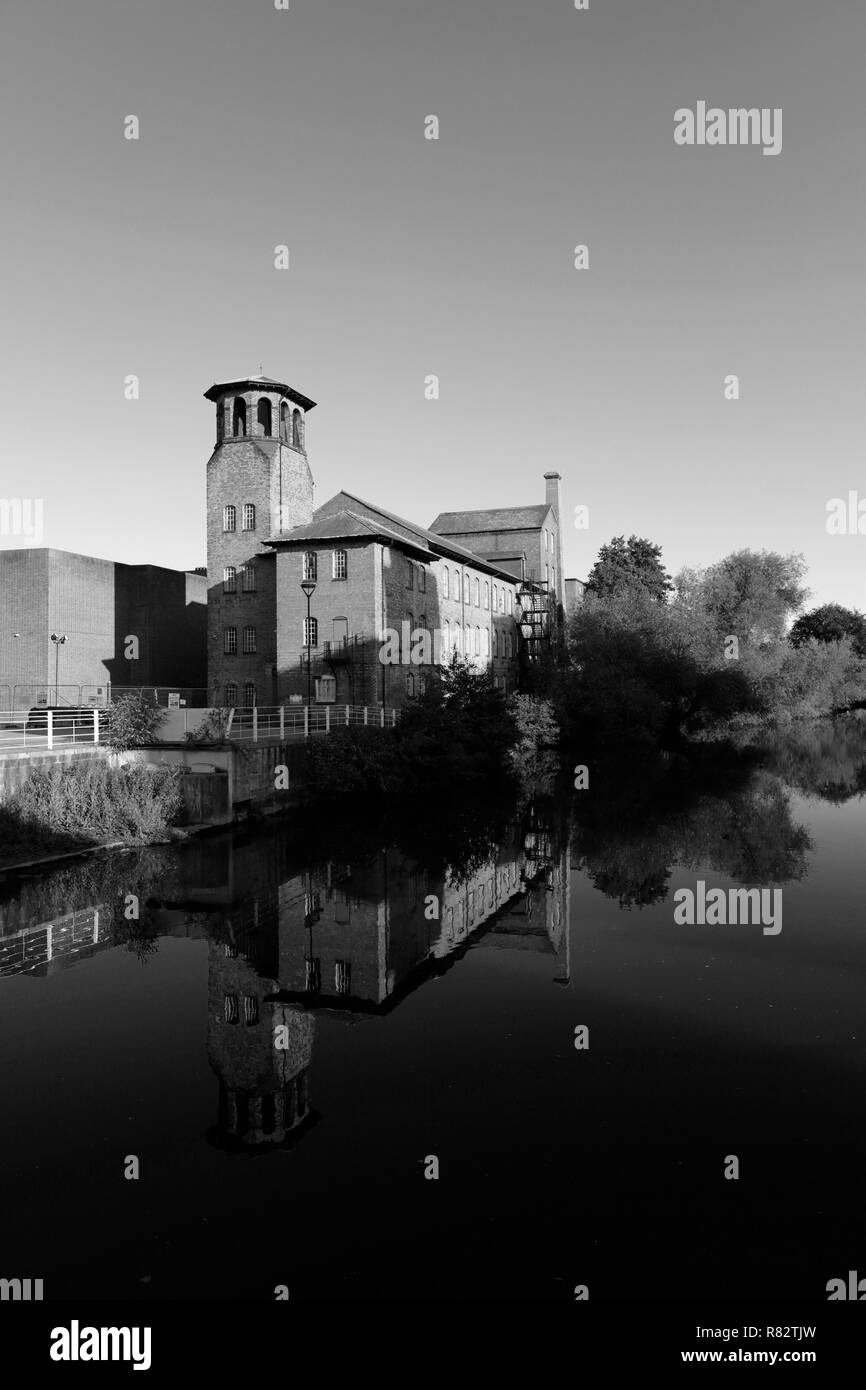 The Silk Mill, a World Heritage Site on the river Derwent, Derby City ...