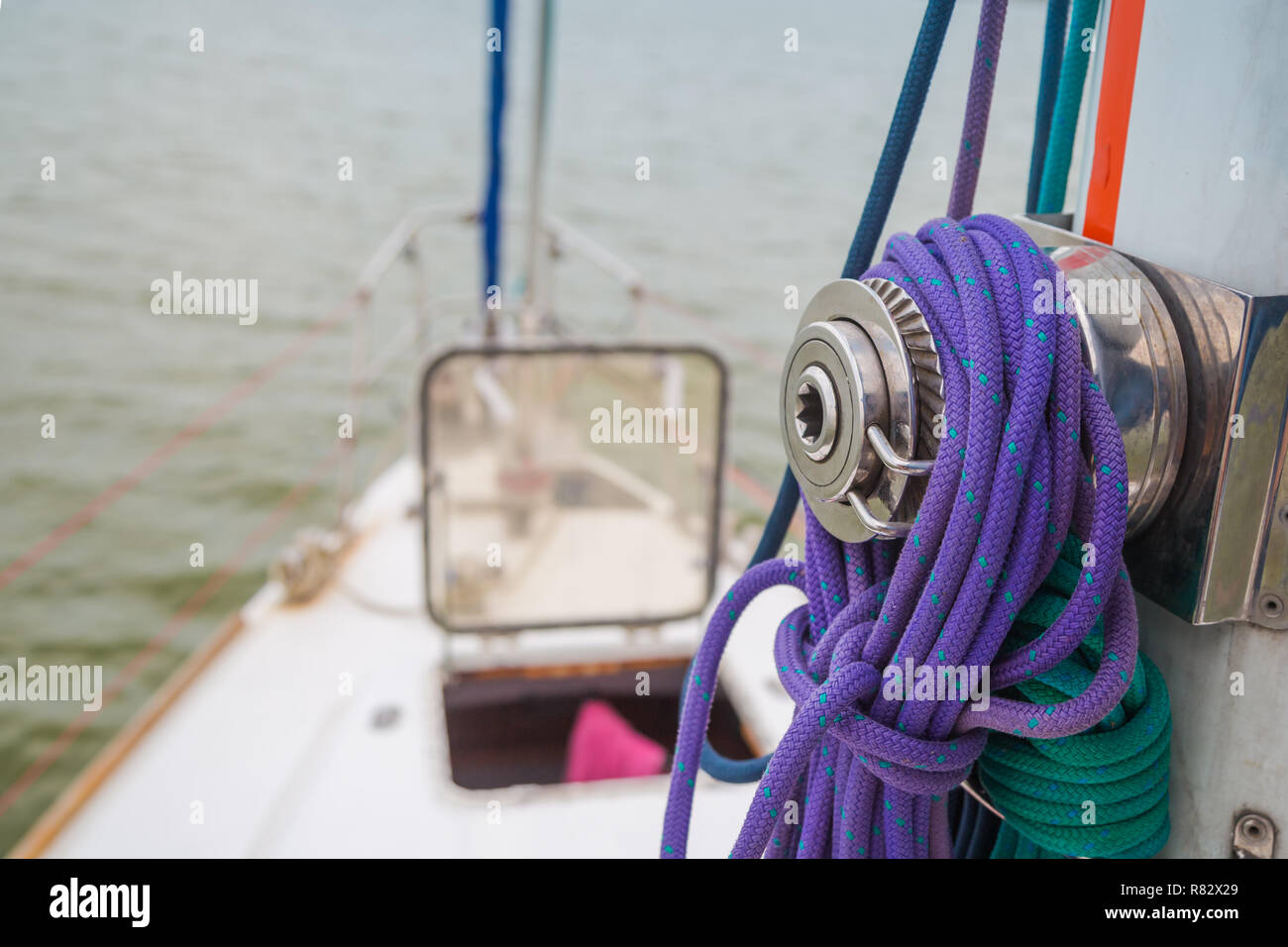 Ship winch hi-res stock photography and images - Alamy