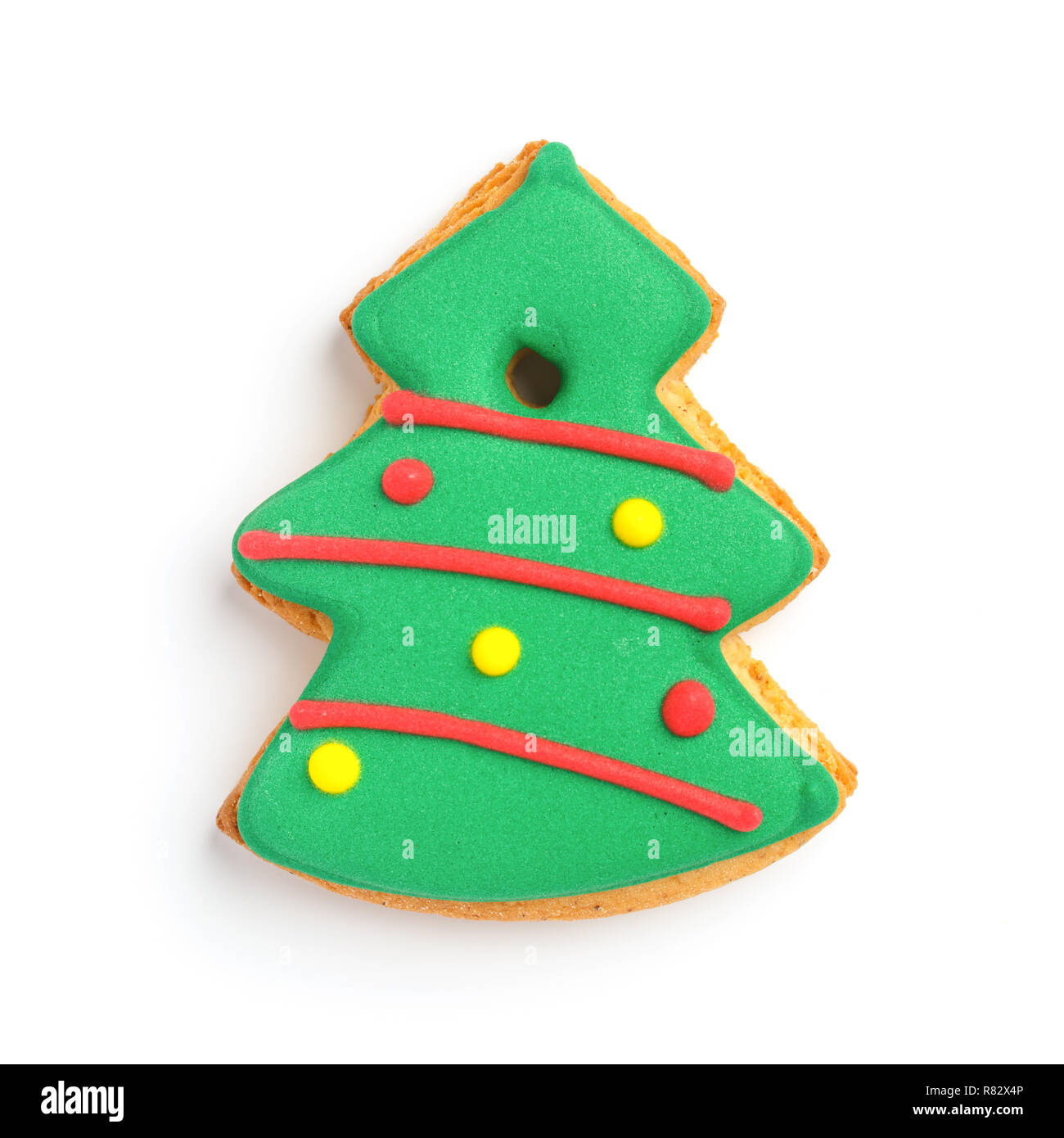 Christmas table ginger cookies Cut Out Stock Images & Pictures - Alamy