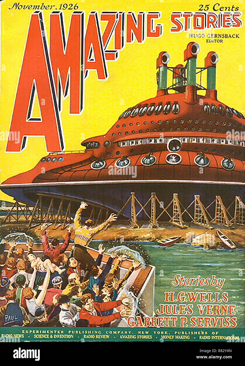 Amazing Stories Vol 1 # 8 November 1926 Stock Photo - Alamy
