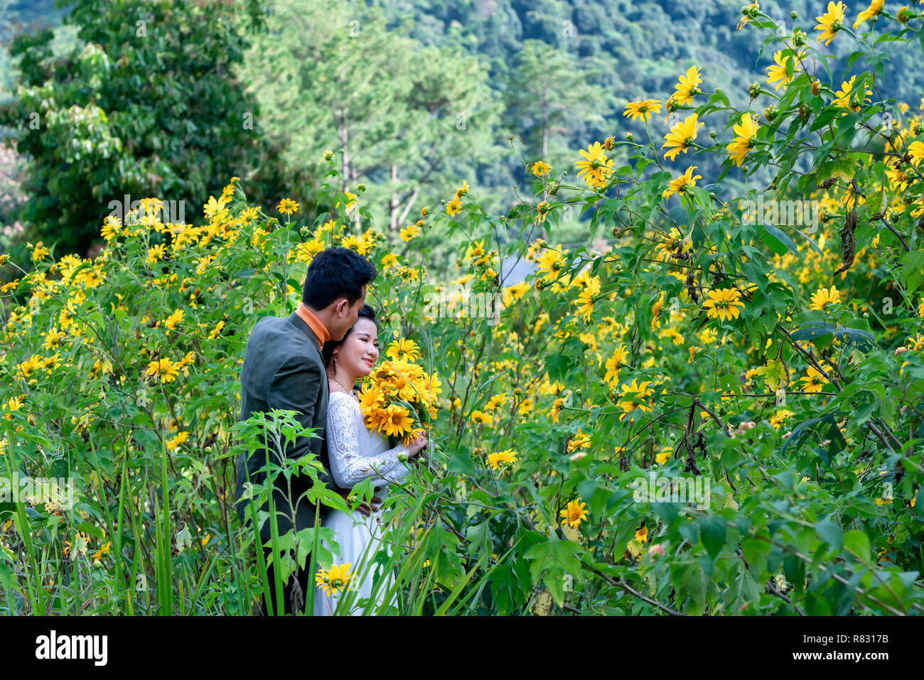 Nature Scenes With Flowers