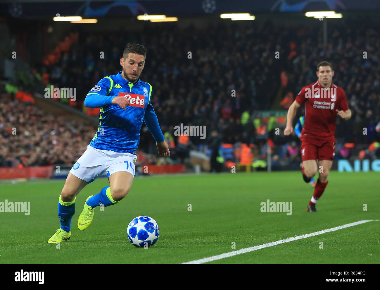 Anfield, Liverpool, UK. 11th Dec, 2018. UEFA Champions League football ...
