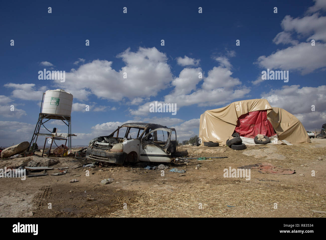 South Hebron Hills, Palestine. 6th Nov, 2016. View of the Palestinian ...